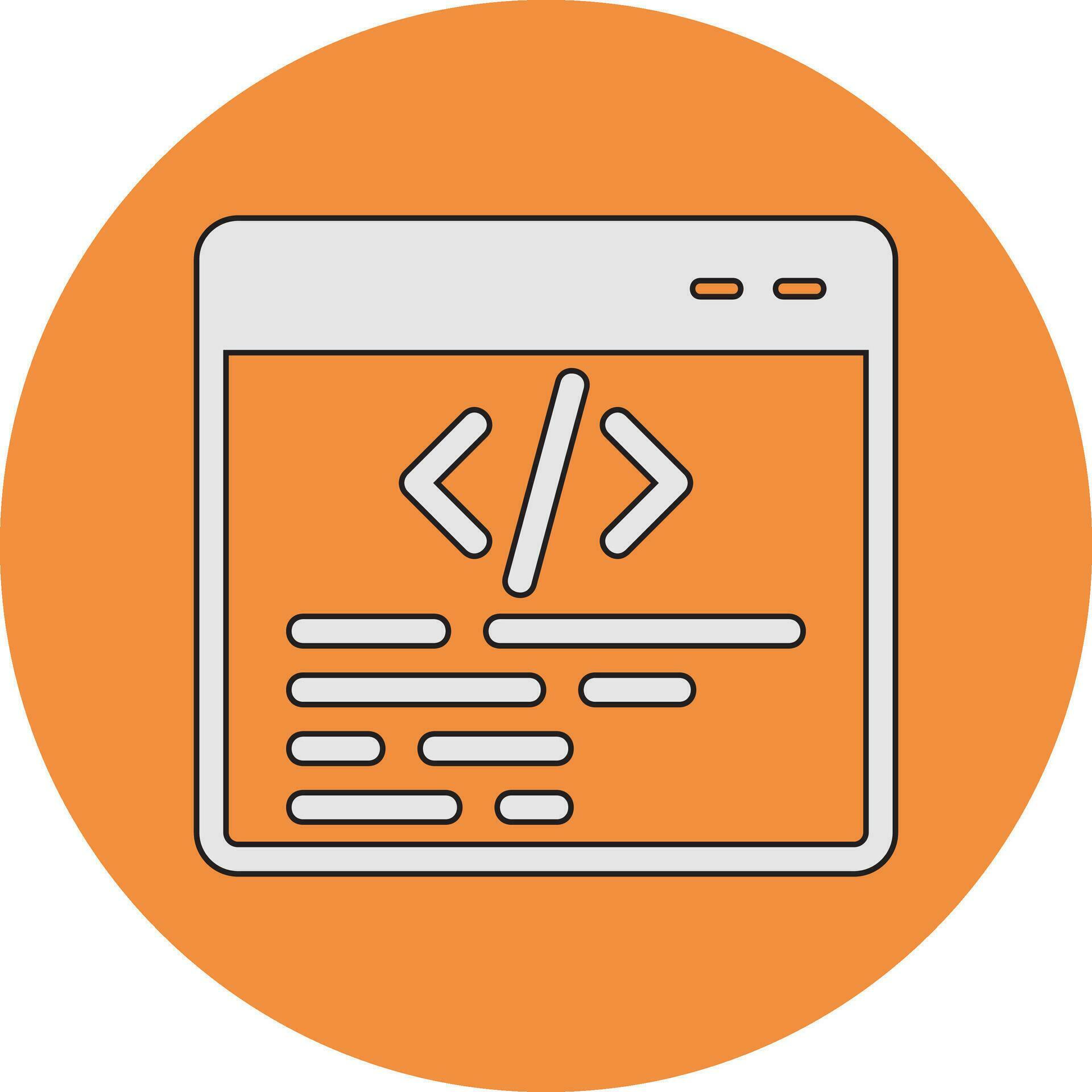 Web Programming Vector Icon 31445236 Vector Art At Vecteezy