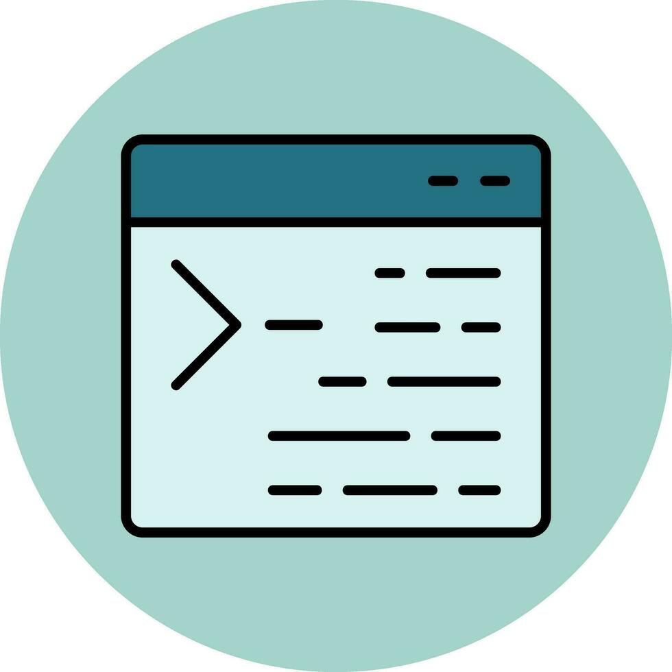 Code Terminal Vector Icon 31449616 Vector Art at Vecteezy
