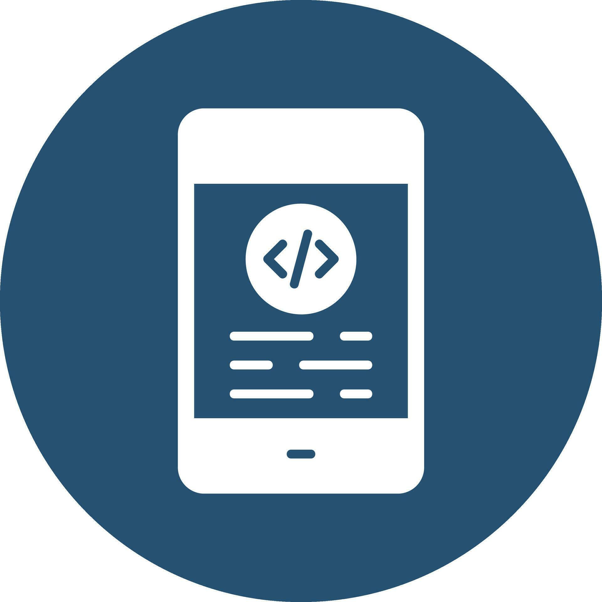 Mobile Coding Vector Icon 31451286 Vector Art at Vecteezy