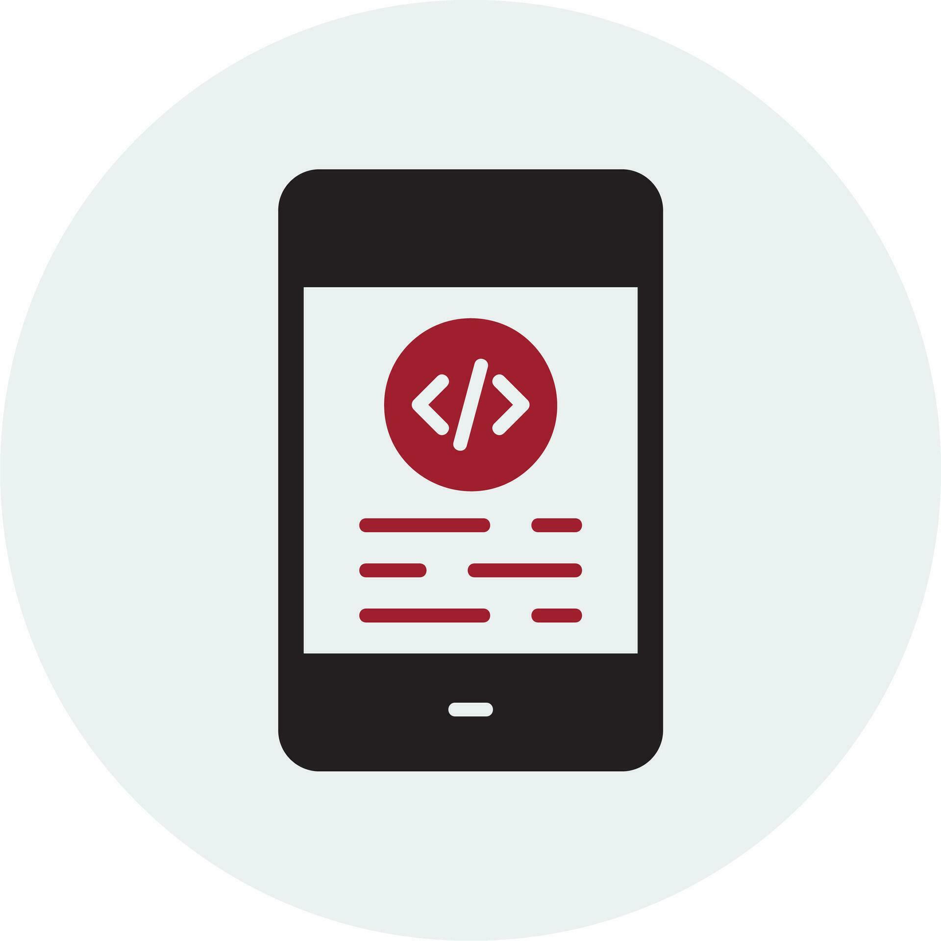 Mobile Coding Vector Icon 31455267 Vector Art at Vecteezy