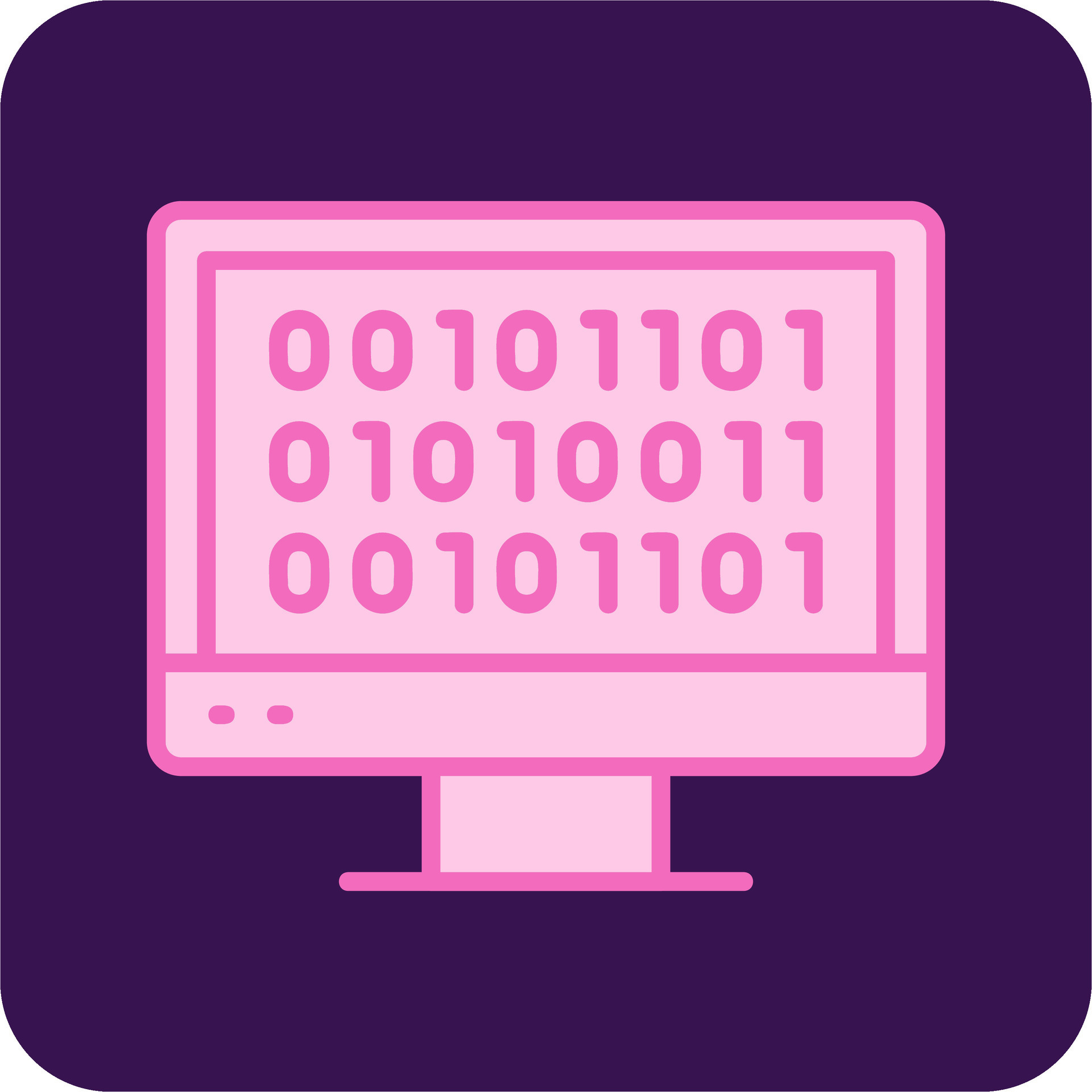 Binary Code Vector Icon 31456147 Vector Art At Vecteezy