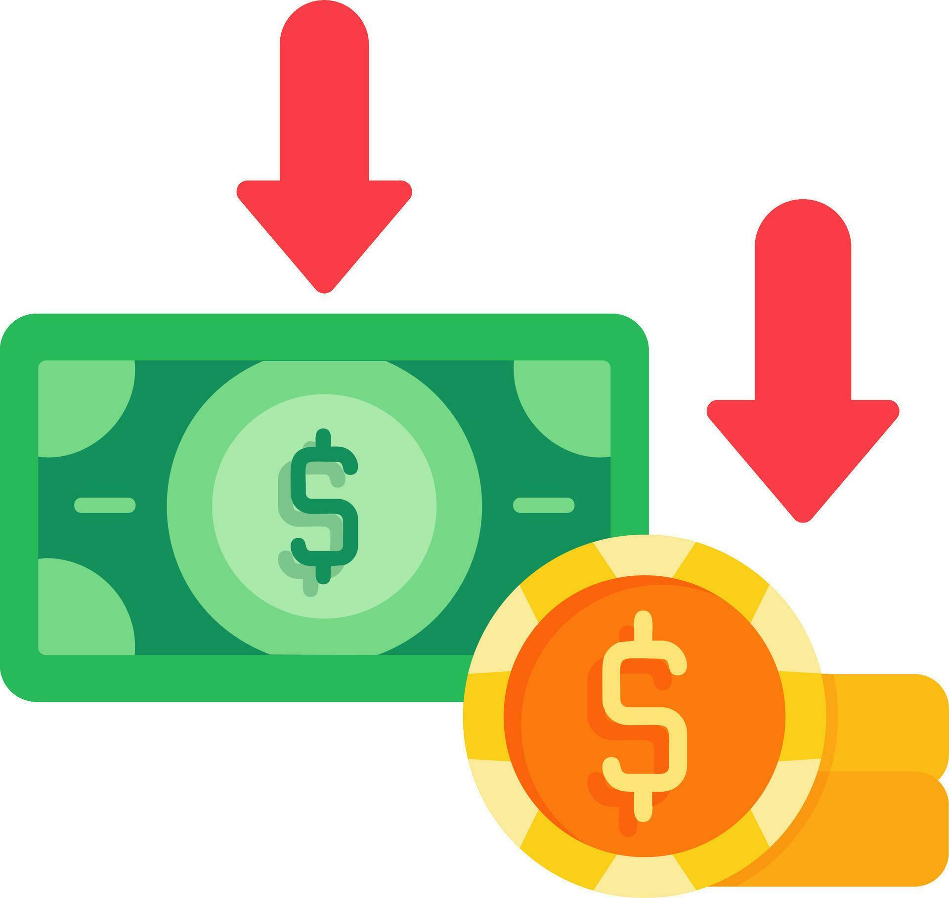 Decrease Vector Icon 31458789 Vector Art at Vecteezy