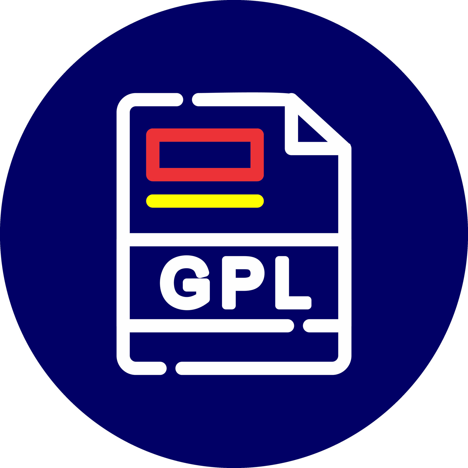 Gpl Creative Icon Design 31478993 Vector Art At Vecteezy