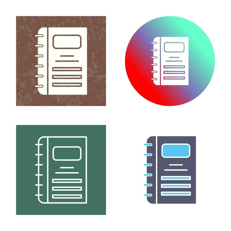 Notebook Vector Icon 31503957 Vector Art at Vecteezy