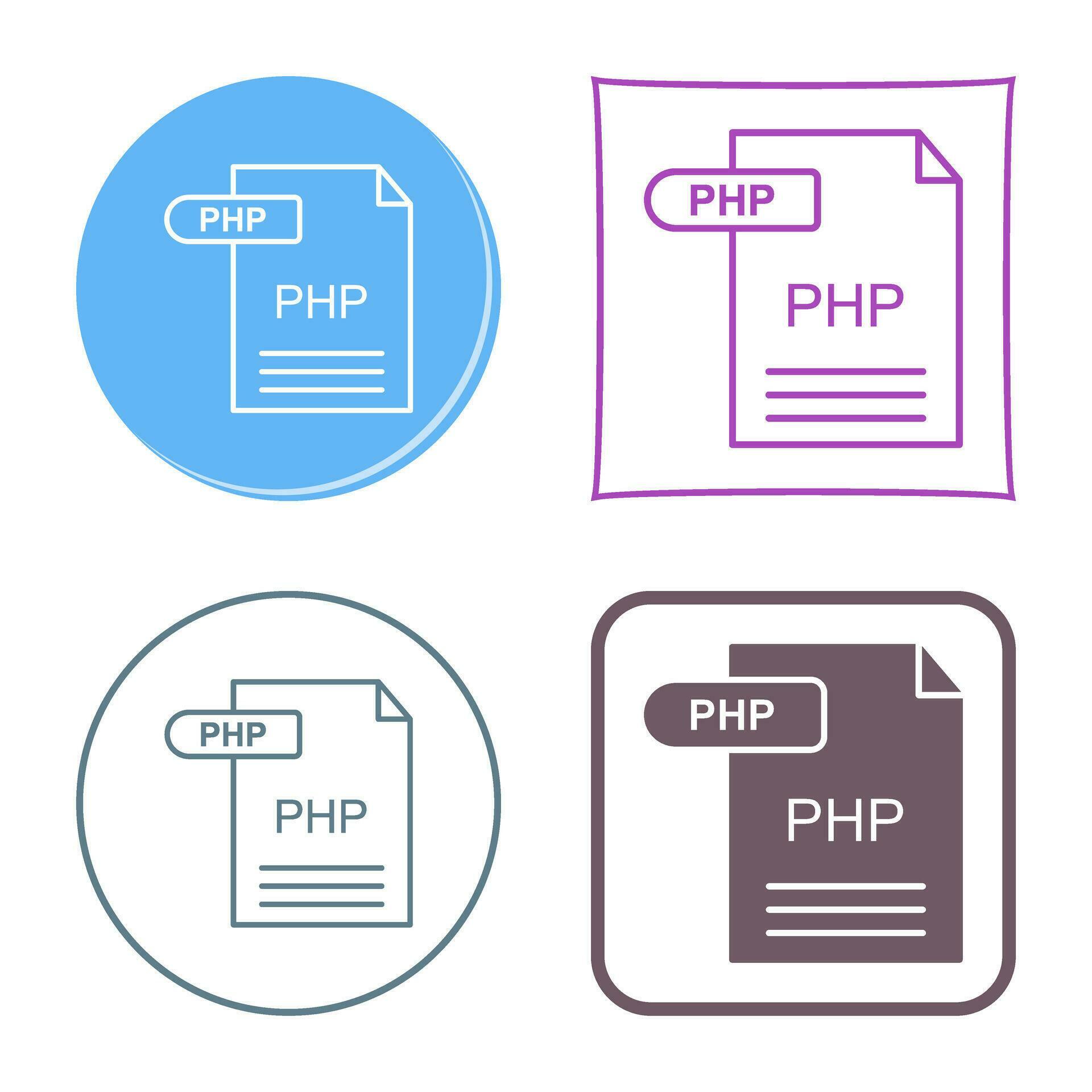 PHP Vector Icon 31505157 Vector Art at Vecteezy