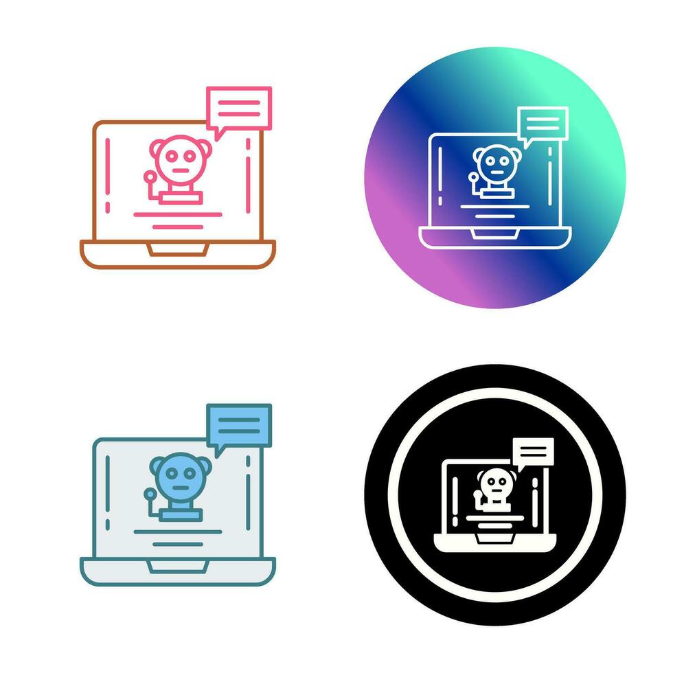 Chat Bot Vector Icon 31513227 Vector Art at Vecteezy Chat Bot Vector Icon 31513227 Vector Art at Vecteezy