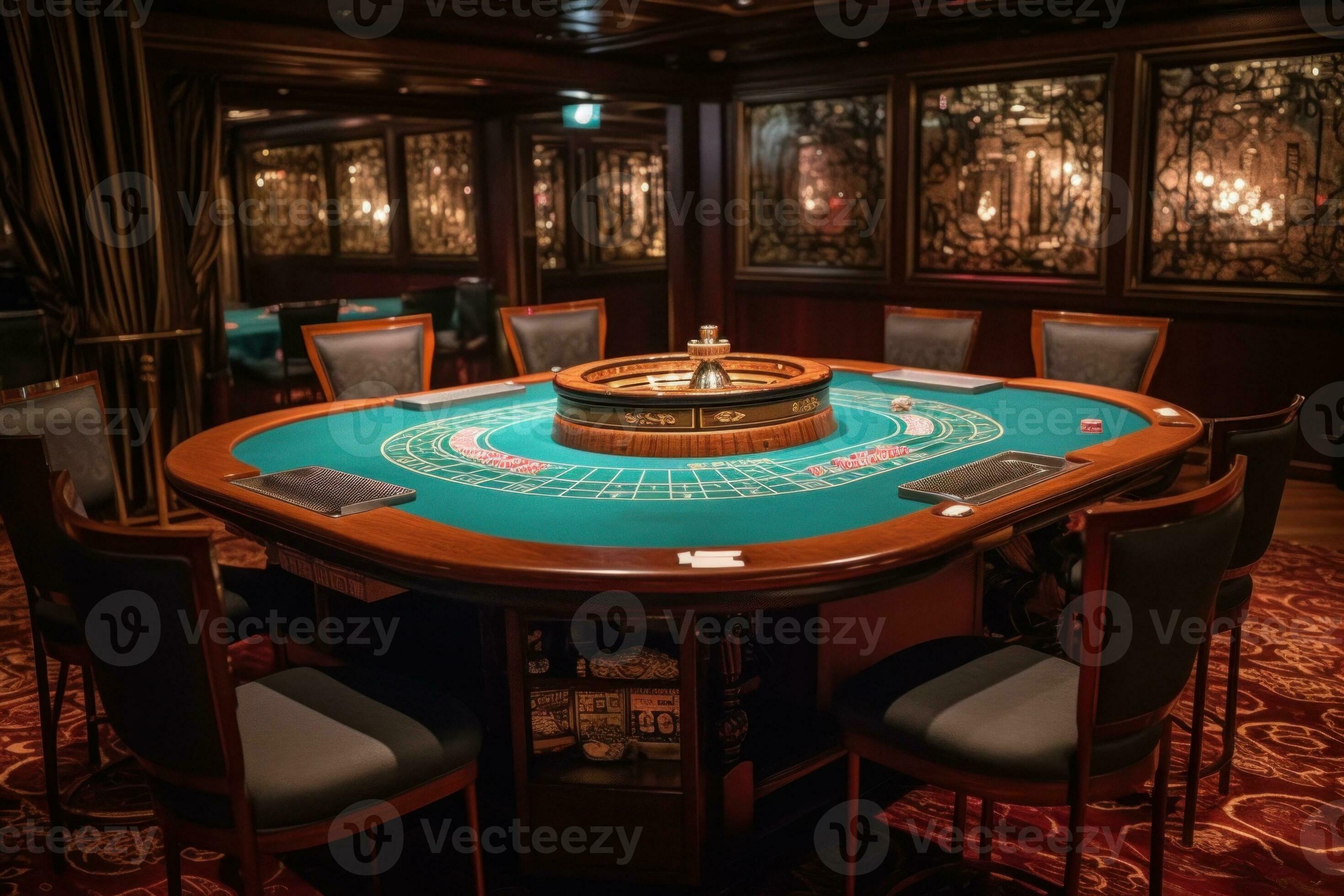 Game table in luxury casino. Generative AI 31551545 Stock Photo at Vecteezy