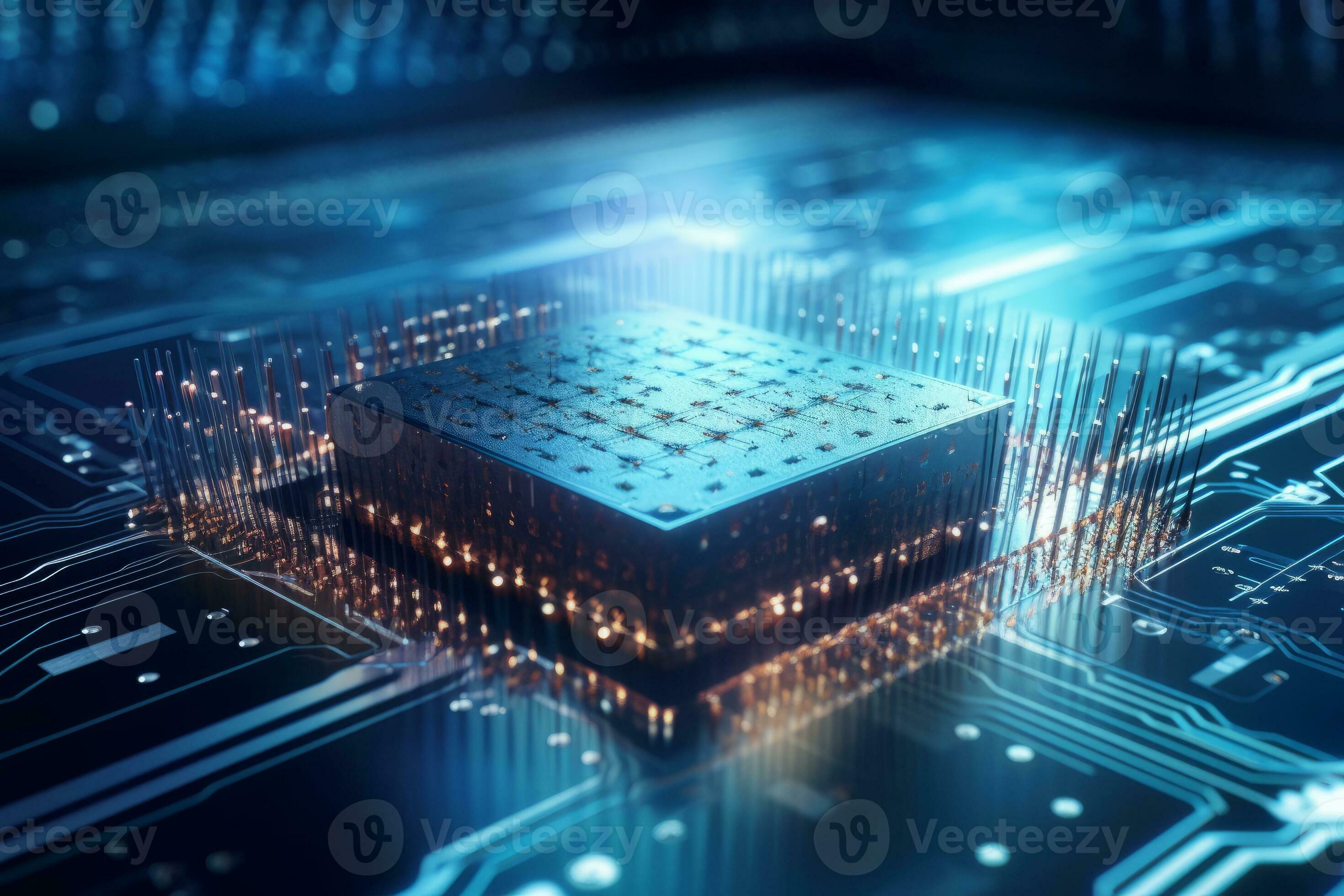 Quantum computer of glowing qubits. Abstract Concept supercomputers ... Quantum computer of glowing qubits. Abstract Concept supercomputers ...