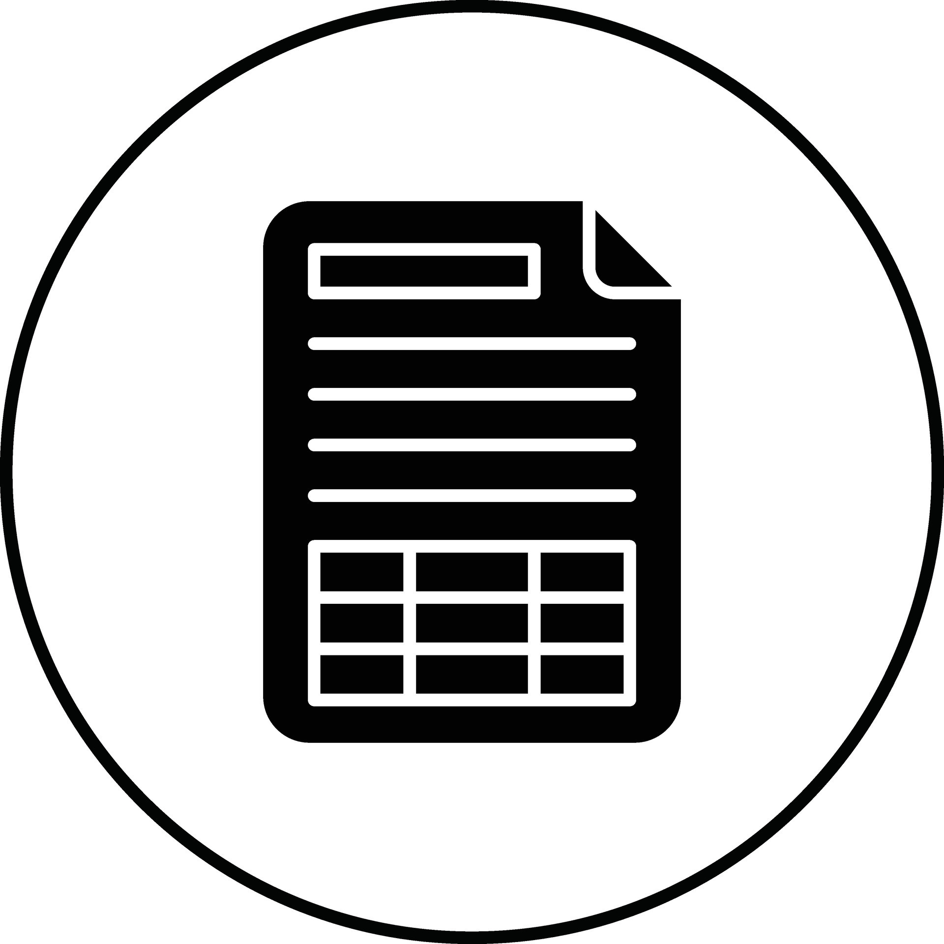 Spreadsheet Vector Icon 31557430 Vector Art at Vecteezy