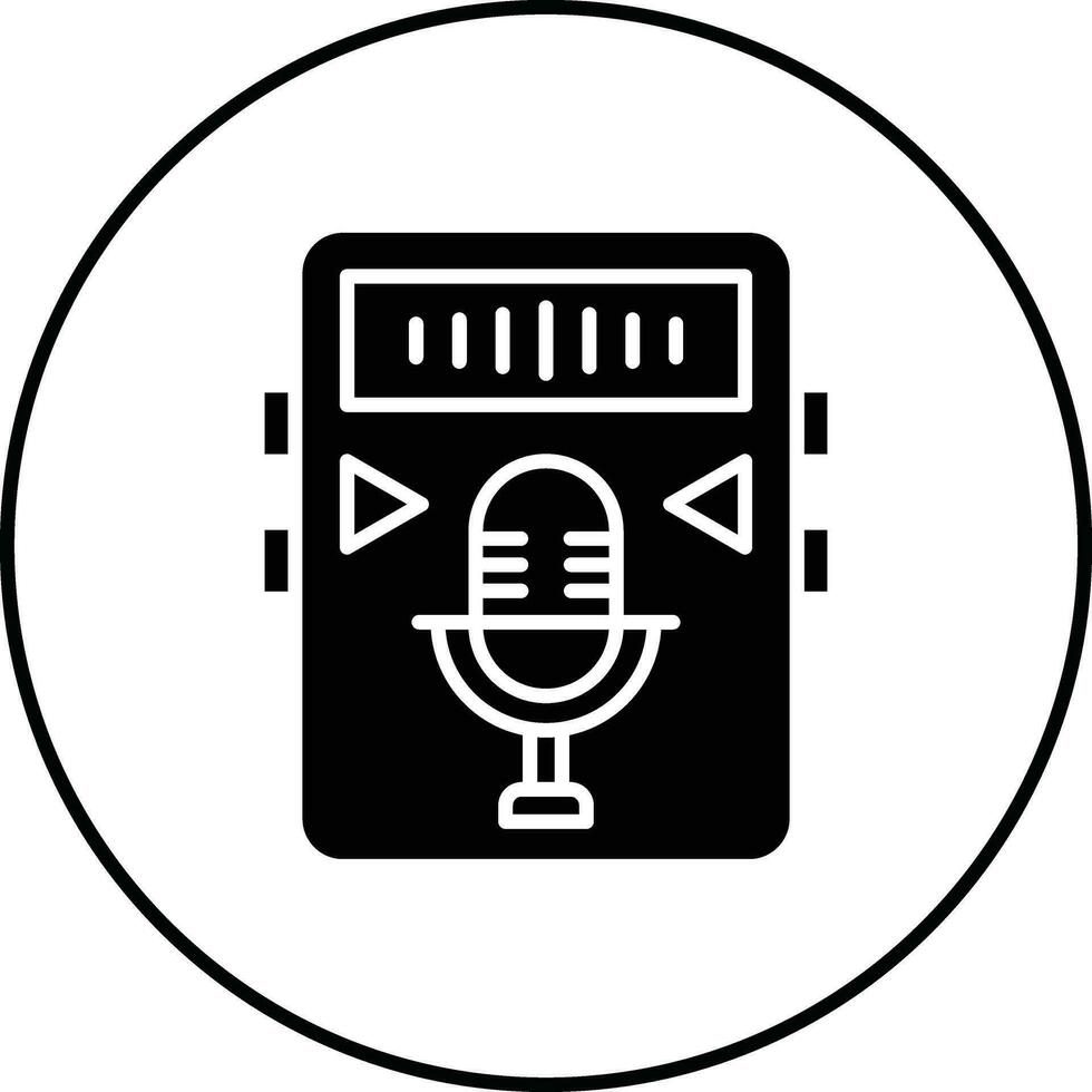 Voice Recorder Vector Icon 31558041 Vector Art at Vecteezy