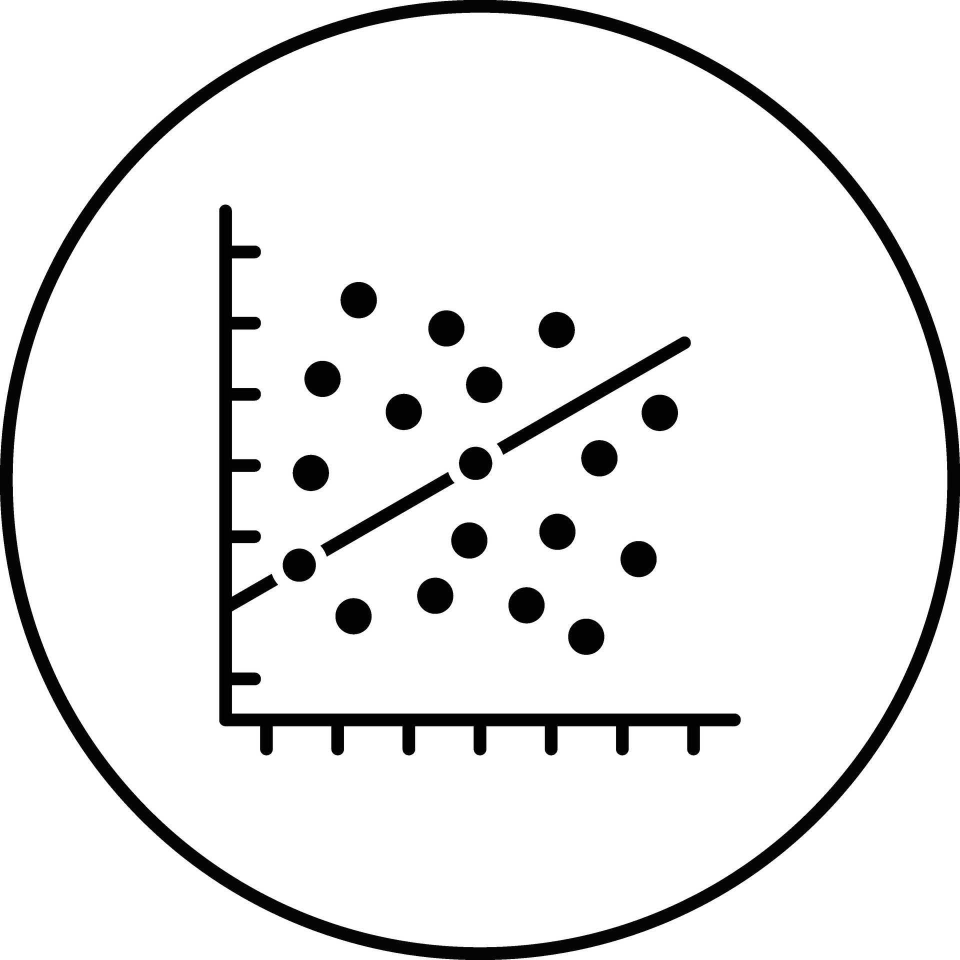Scatter Plot Vector Icon 31559715 Vector Art at Vecteezy