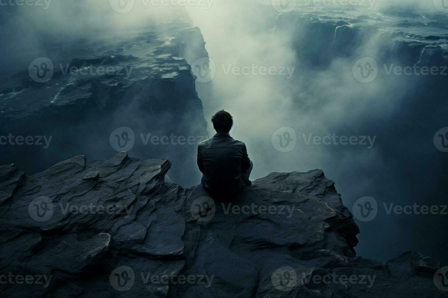 Contemplating Emotional Depths. Generative AI 31579214 Stock Photo at ... Contemplating Emotional Depths. Generative AI 31579214 Stock Photo at ...