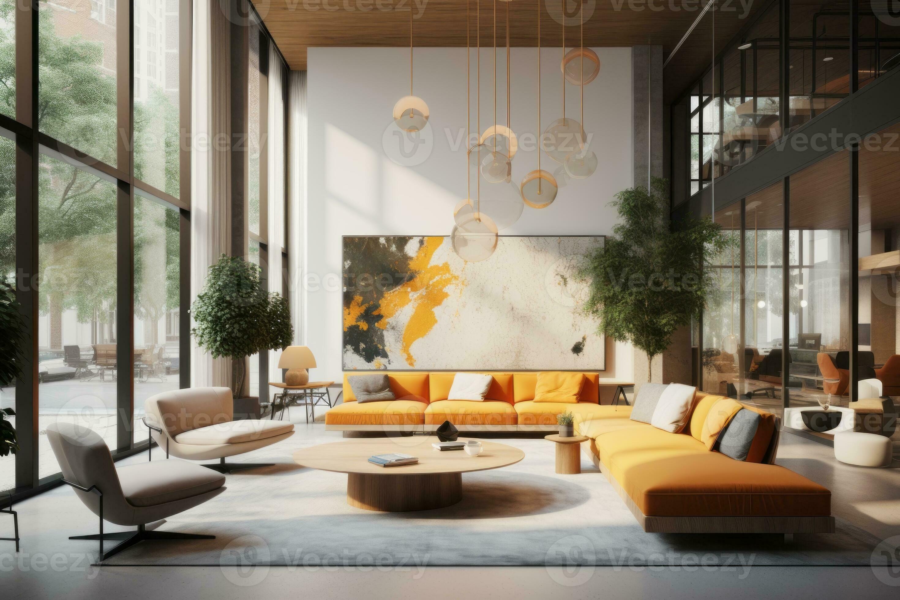 Comfortable Lounge for Informal Meetings. Generative AI 31580396 Stock Photo at Vecteezy