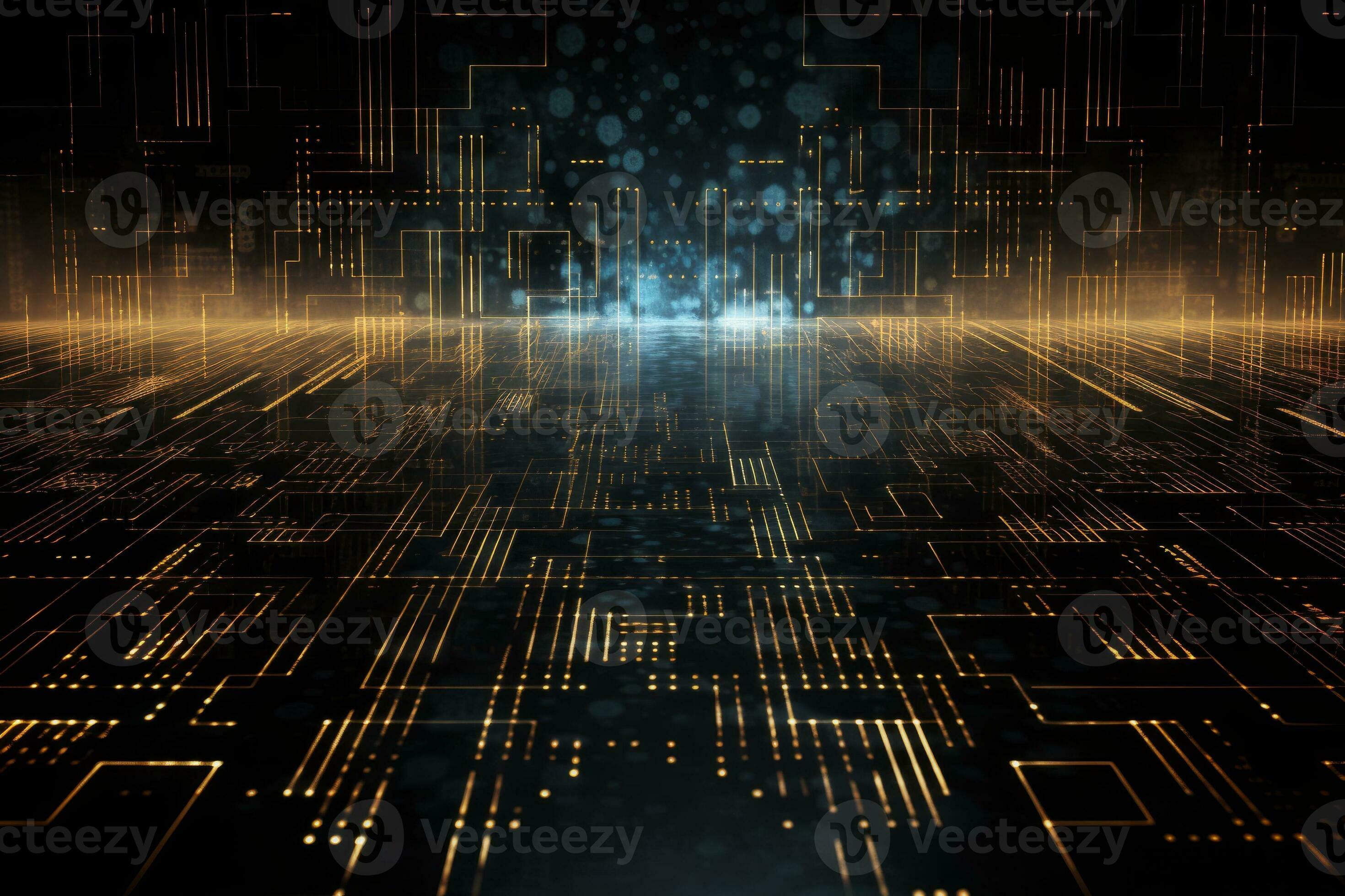 Binary code and circuitry. Generative AI 31581325 Stock Photo at Vecteezy