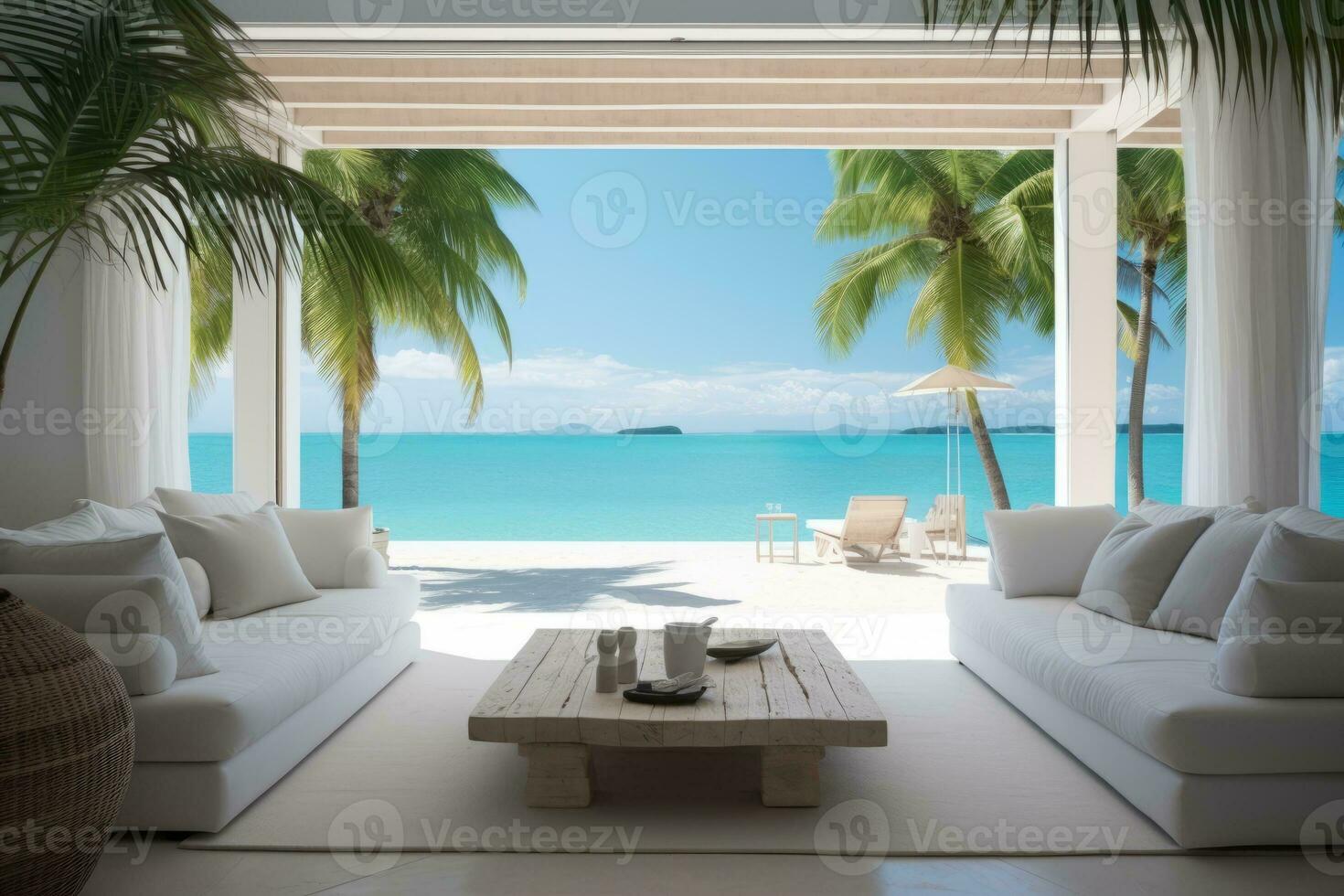 Breezy Beach House Retreat. Generative AI 31581408 Stock Photo at Vecteezy Breezy Beach House Retreat. Generative AI 31581408 Stock Photo at Vecteezy