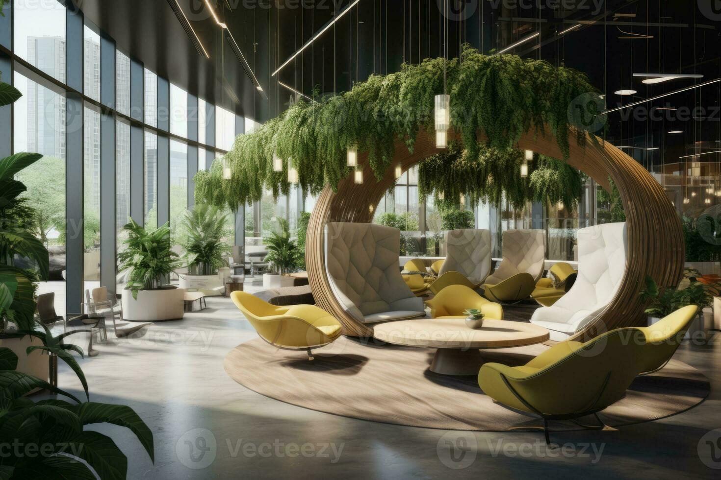 Modern Office Lounge. Generative AI 31582516 Stock Photo at Vecteezy