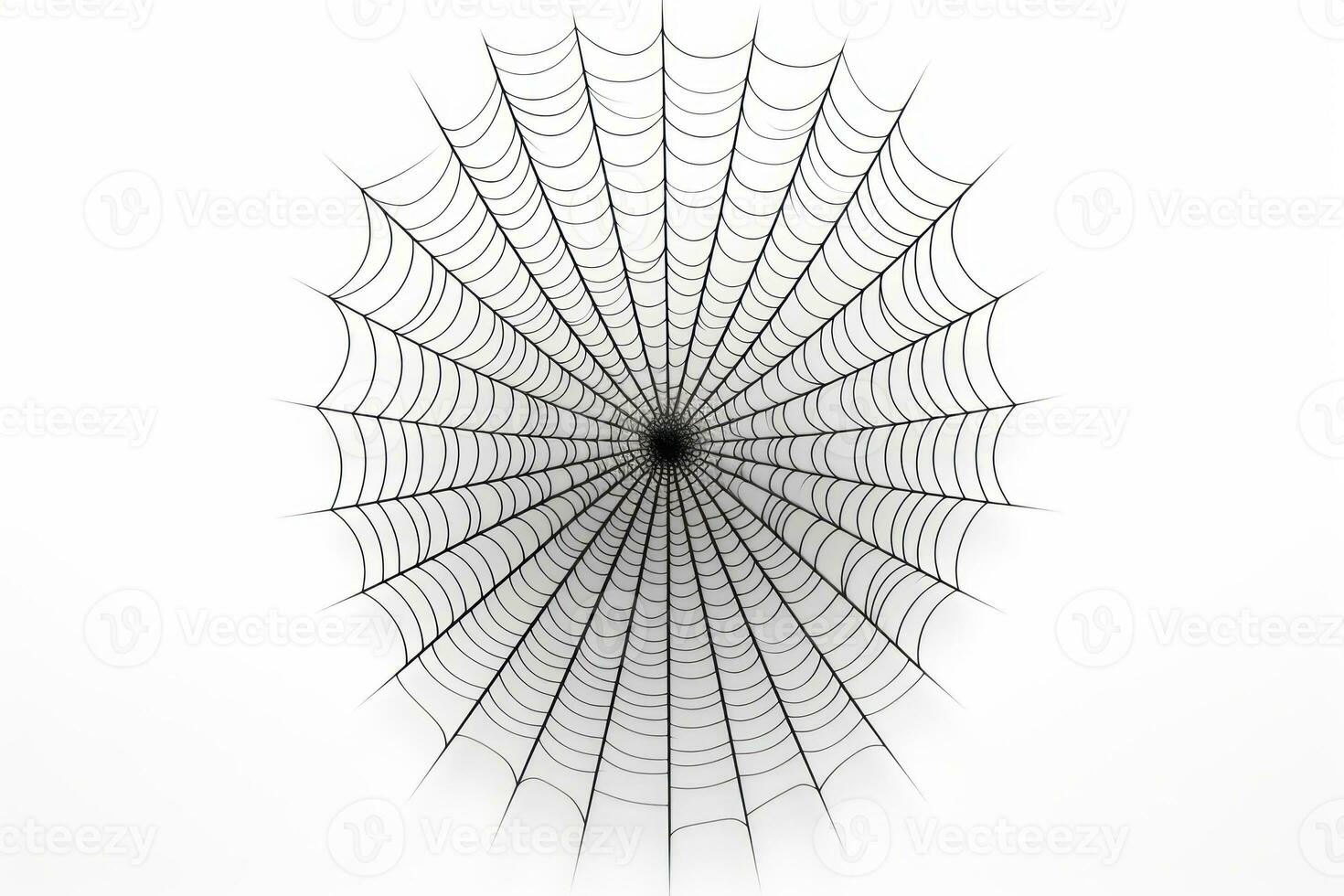 Spooky spiderweb isolated on white Halloween decorations.. Generative ...