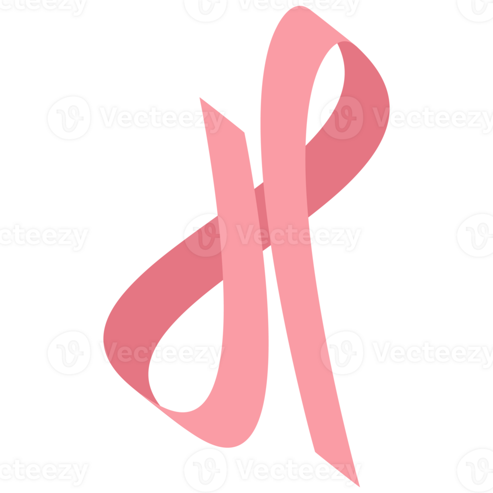Pink Ribbon Breast Cancer Awareness Symbol 31600826 Png