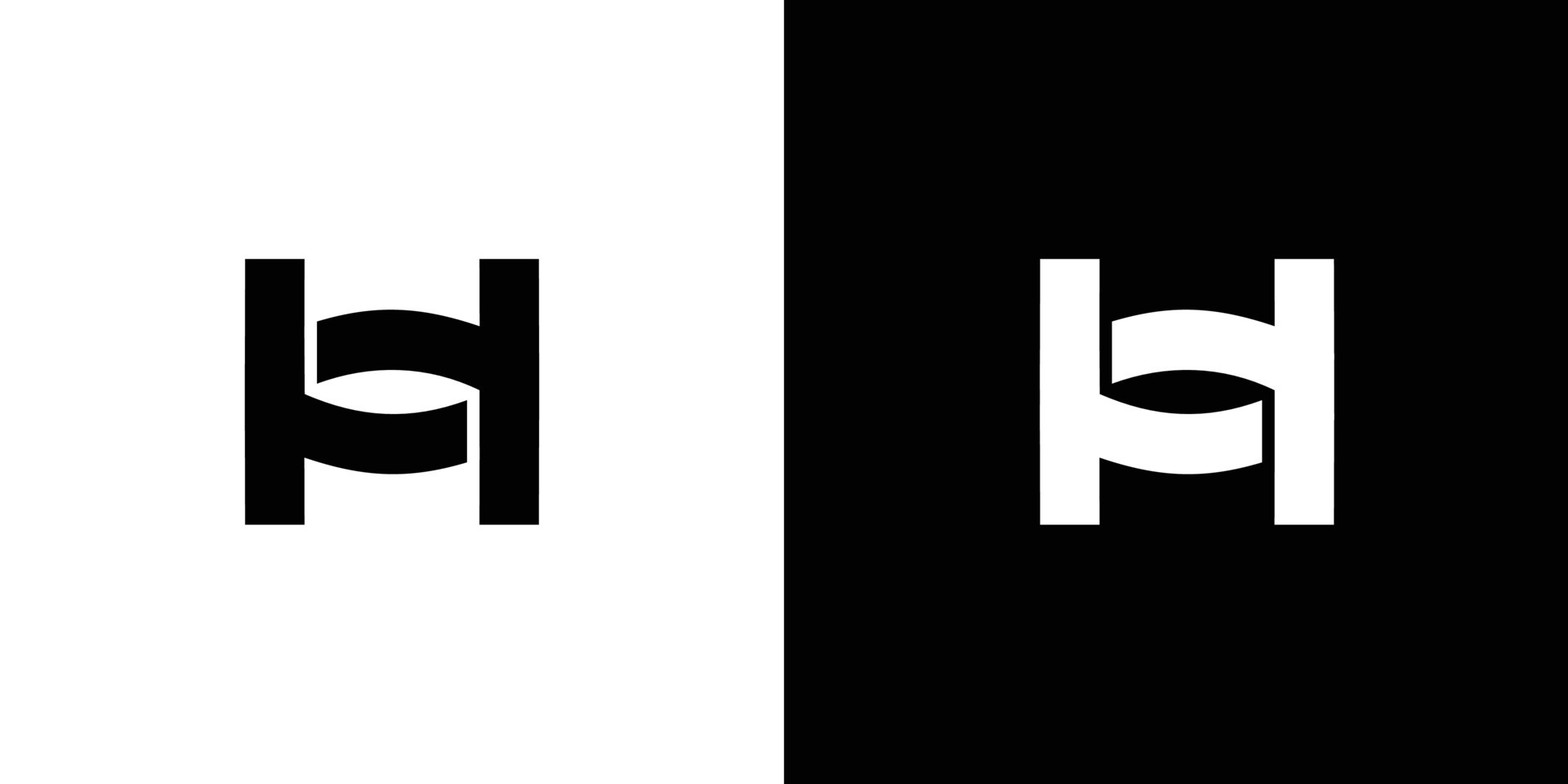 Modern and unique H logo design 31602103 Vector Art at Vecteezy