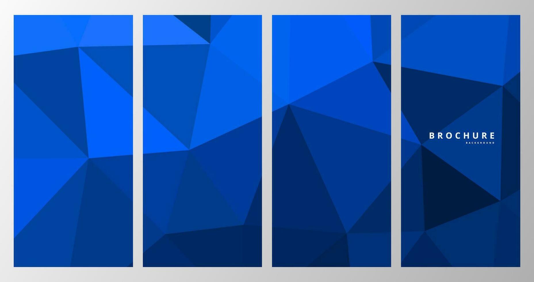 set of brochures with abstract blue background 31604667 Vector Art at Vecteezy