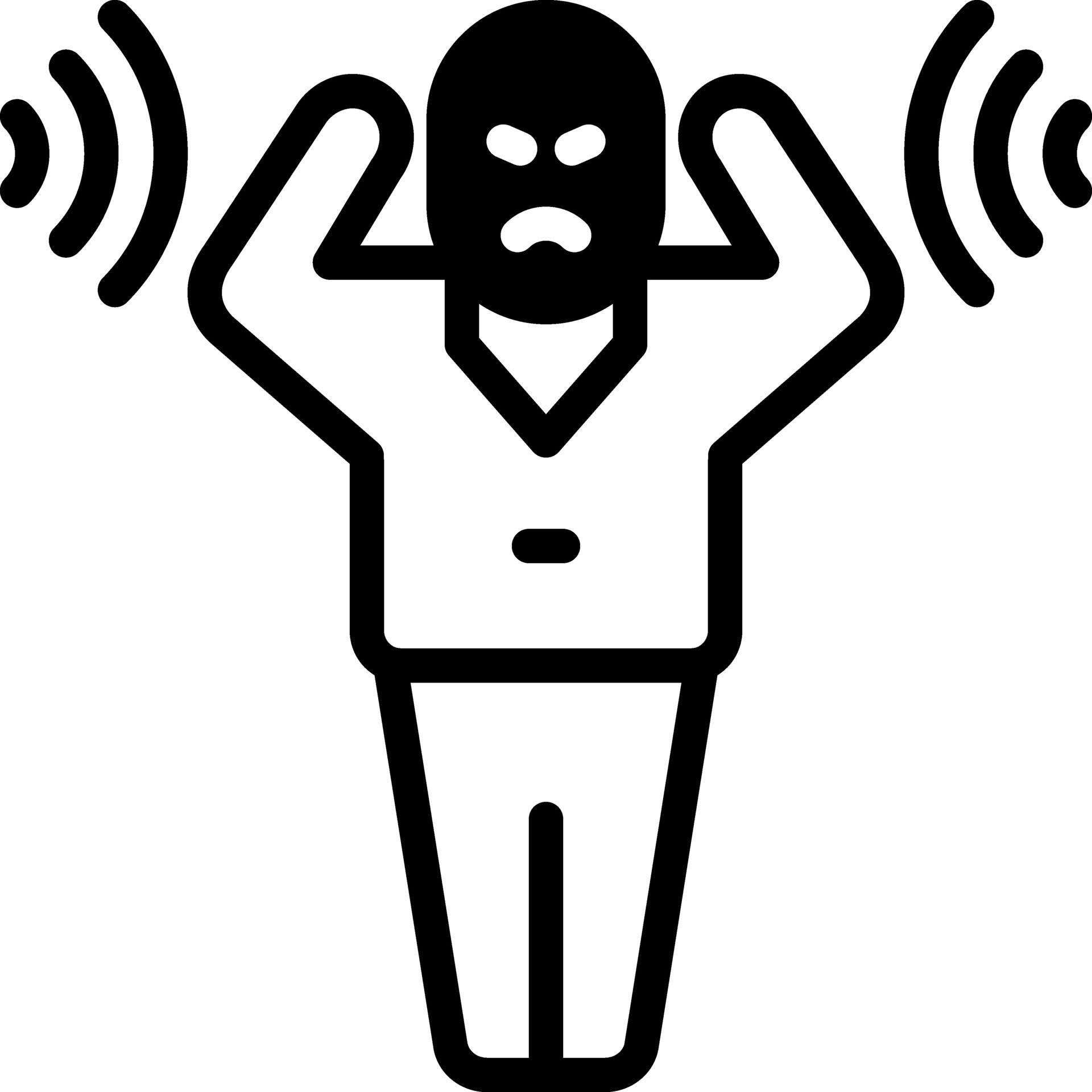 solid icon for disturbed 31606721 Vector Art at Vecteezy