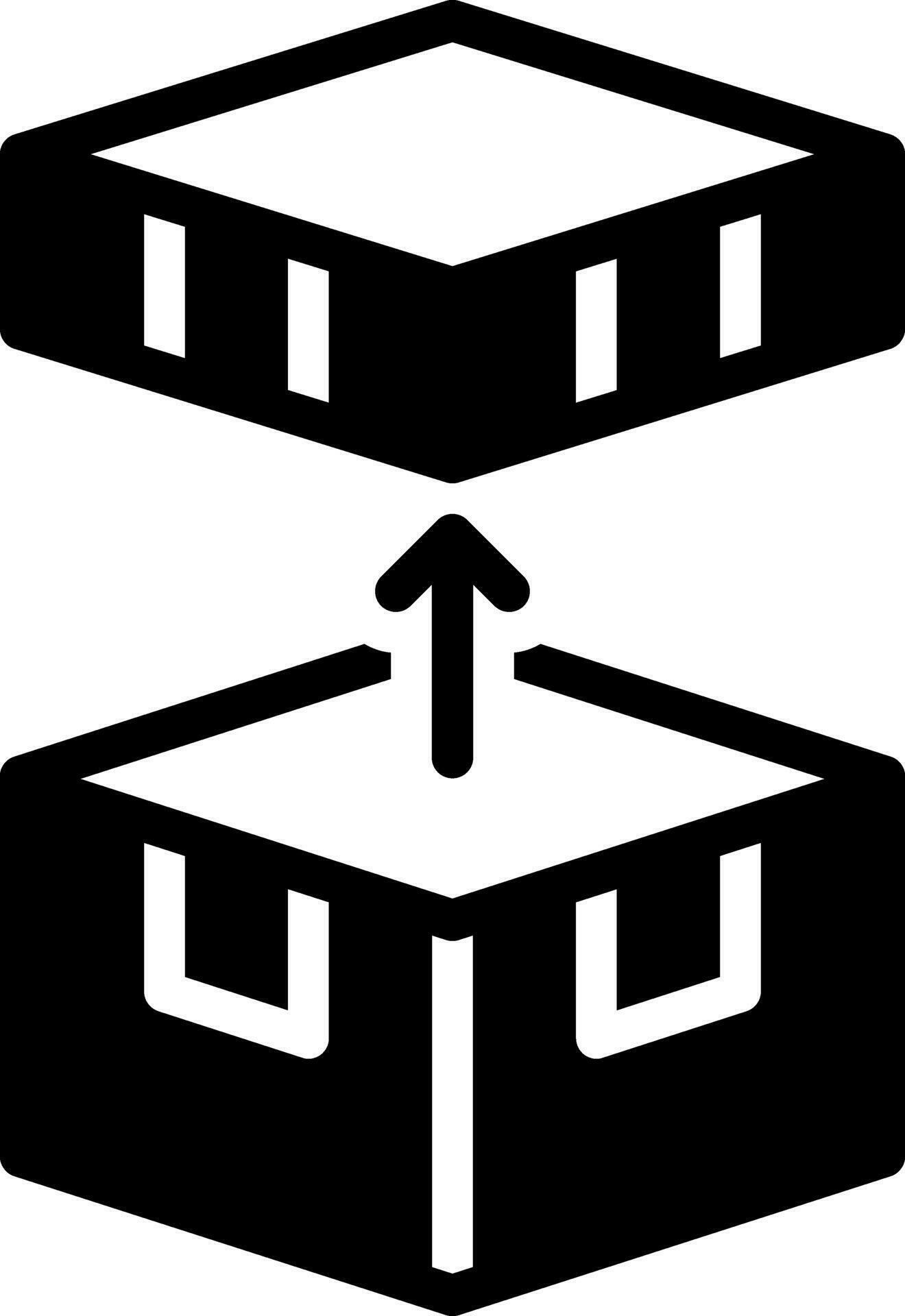 solid icon for unwrap 31613836 Vector Art at Vecteezy