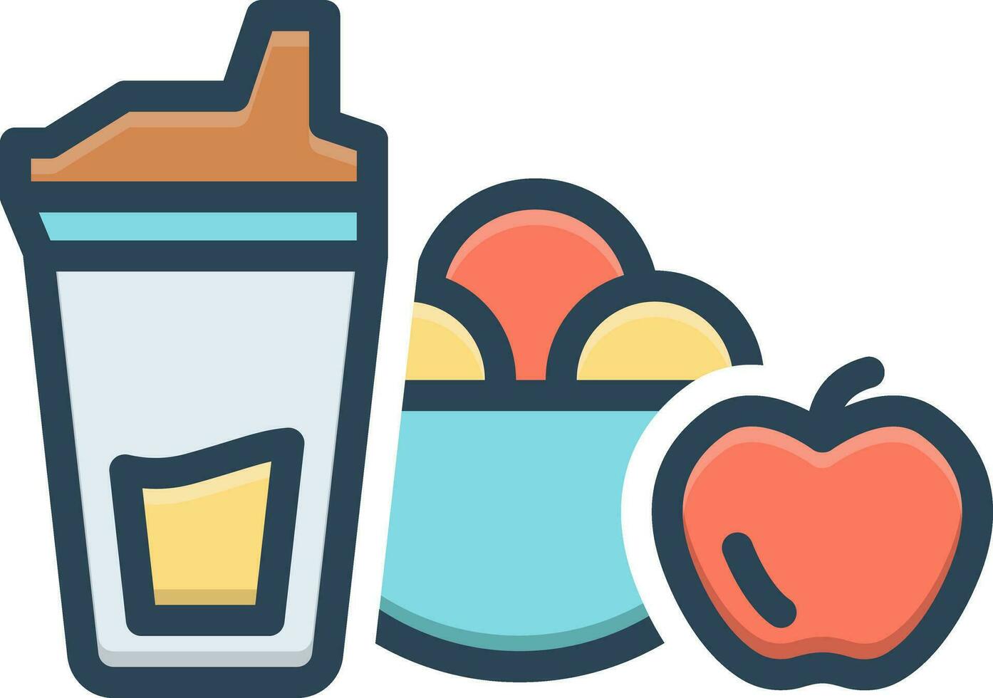 Color Icon For Nutrition Vector Art At Vecteezy