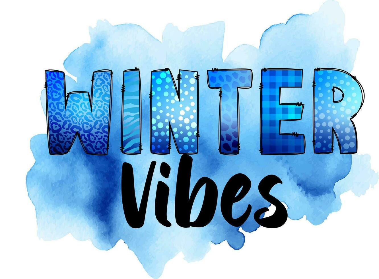 winter Design. Winter Vibes 31634853 Vector Art at Vecteezy