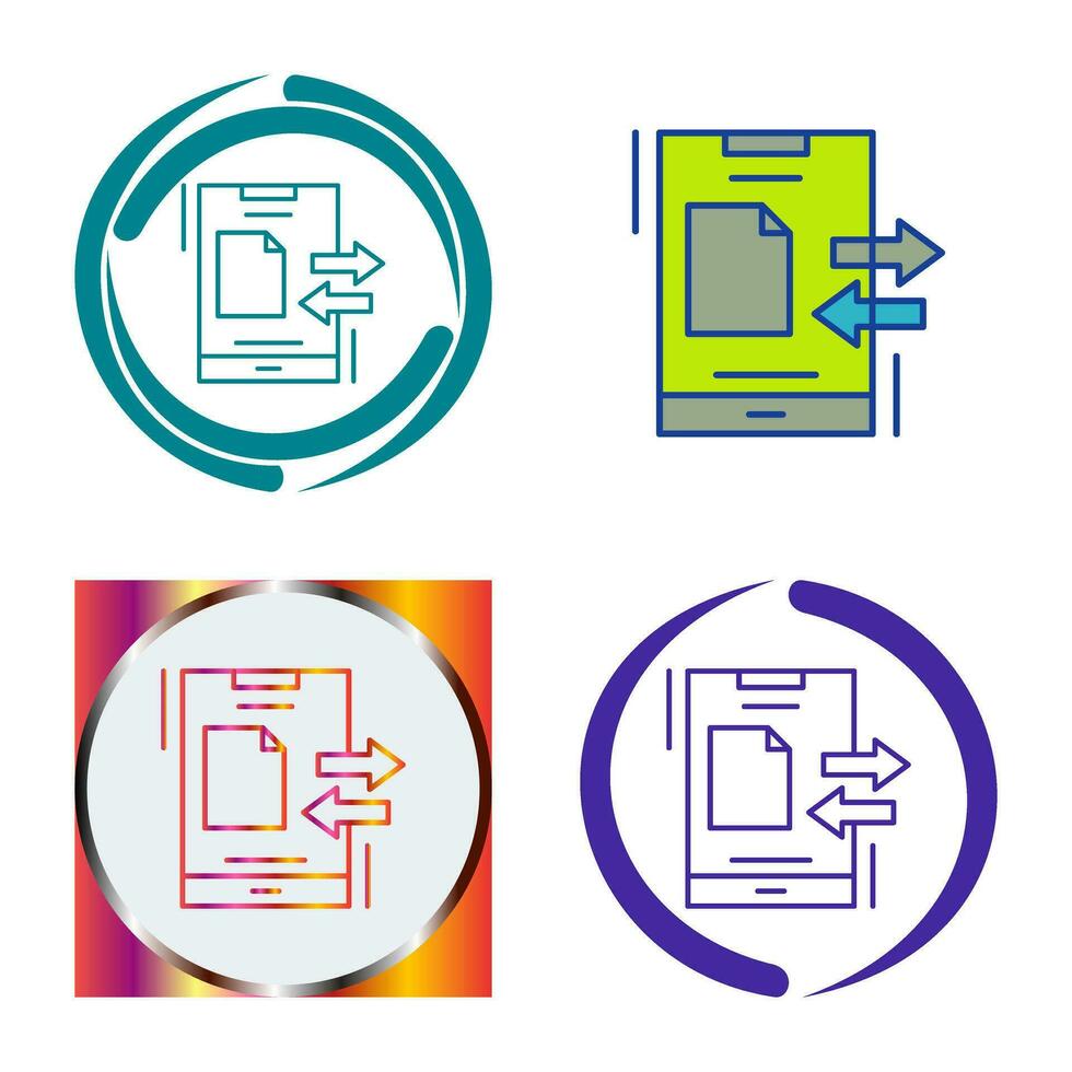Data Transfer Vector Icon 31638153 Vector Art At Vecteezy
