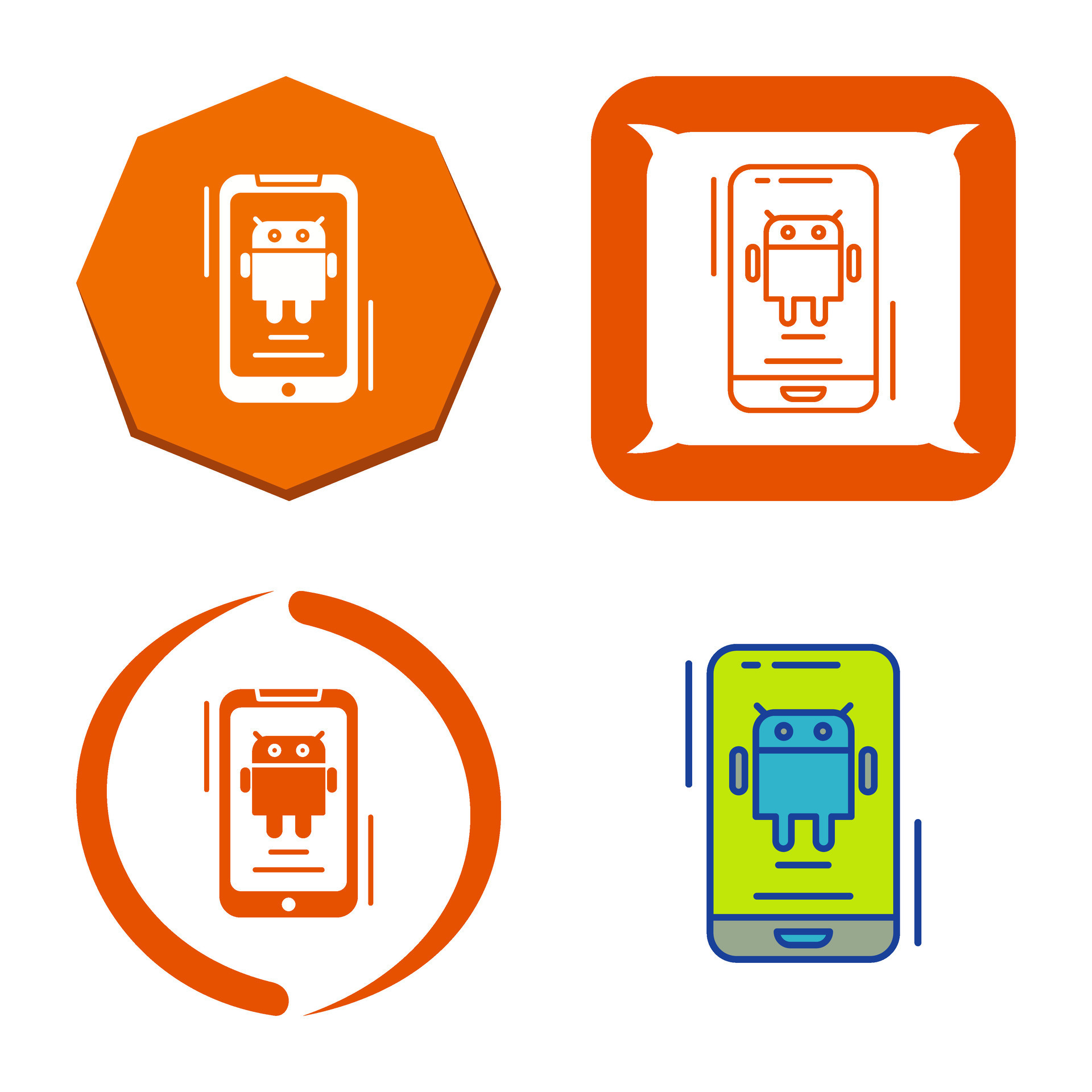 Android Vector Icon 31648745 Vector Art at Vecteezy
