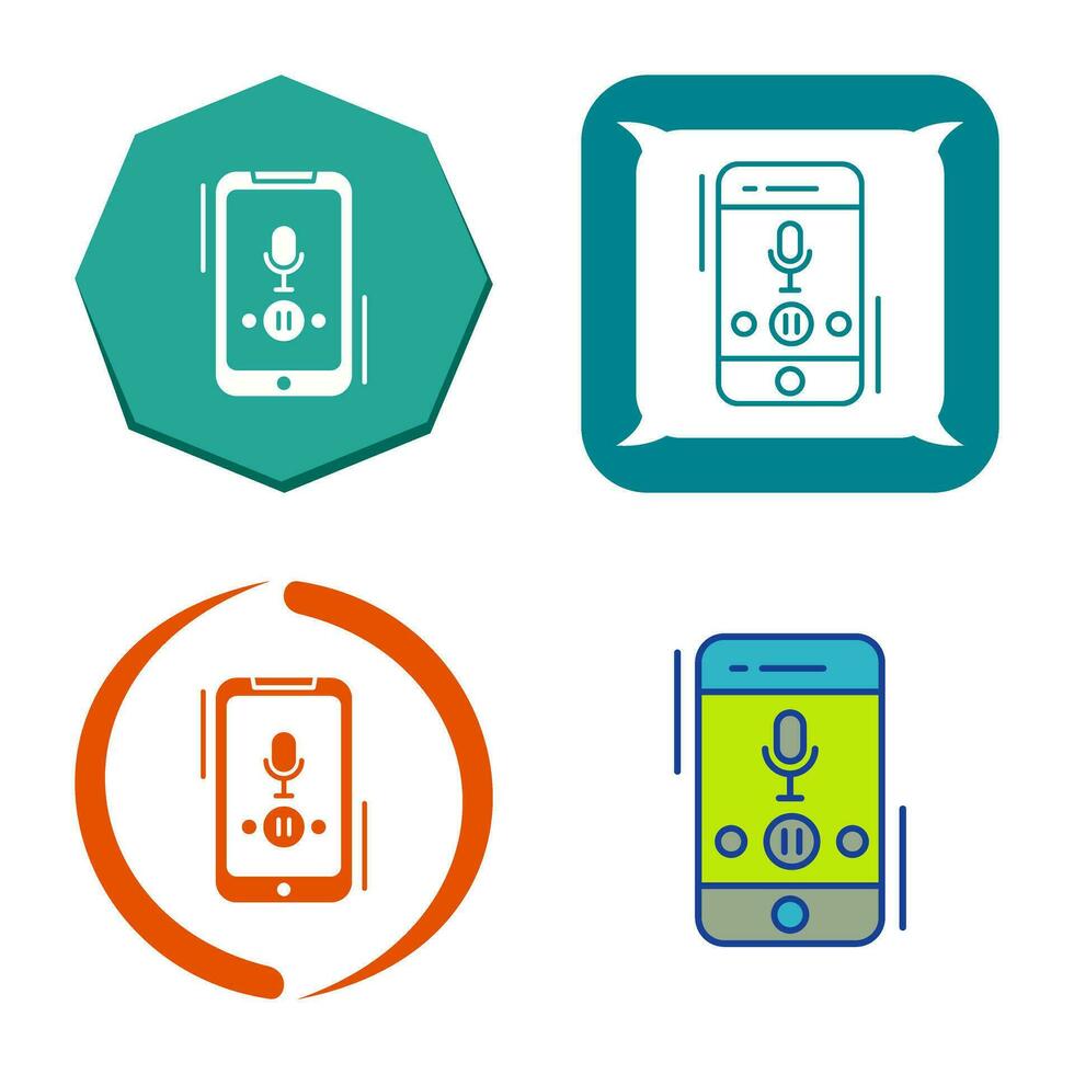 Voice Record Vector Icon 31649637 Vector Art at Vecteezy