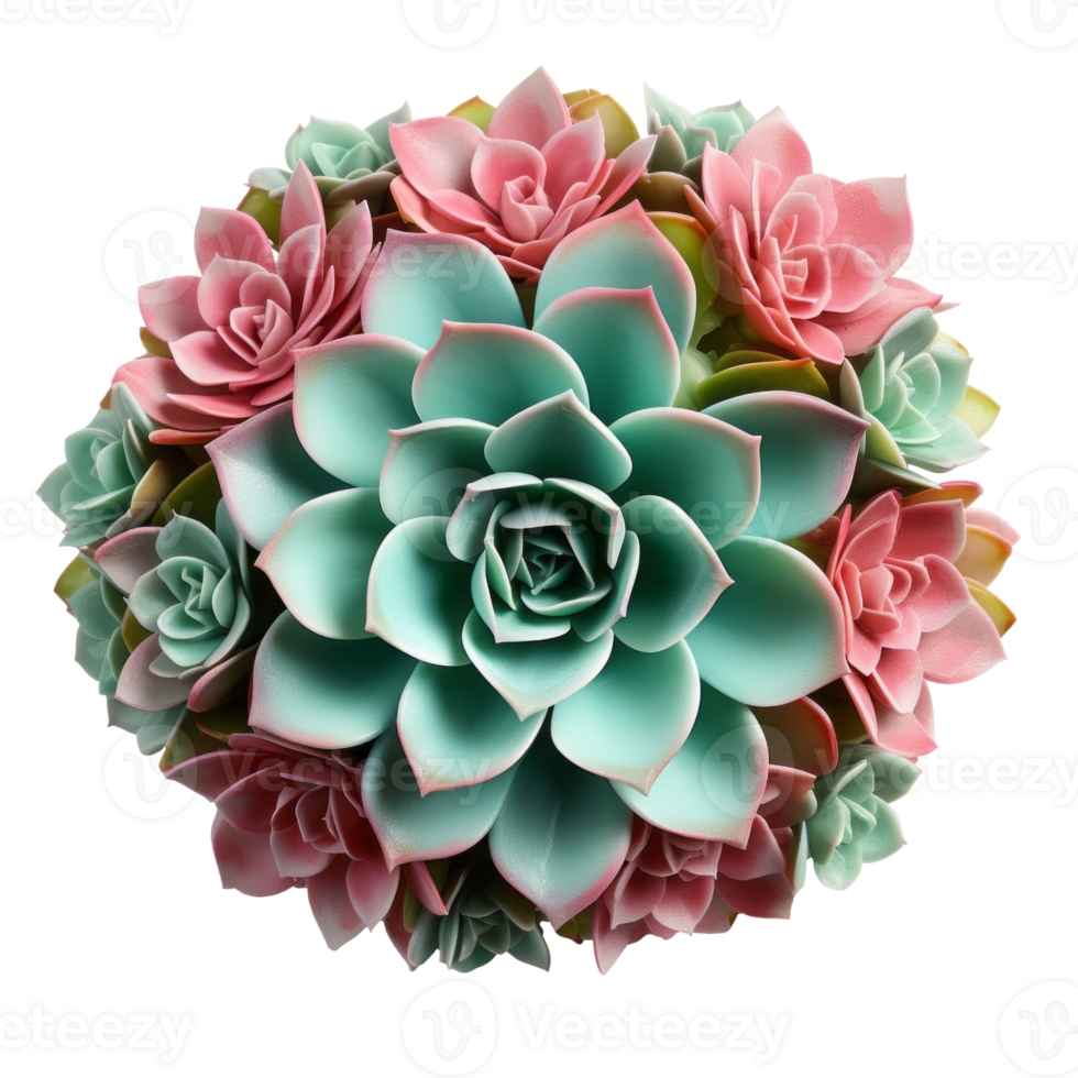 suculento planta aislado en transparente fondo, creado con generativo ai 31652797 PNG