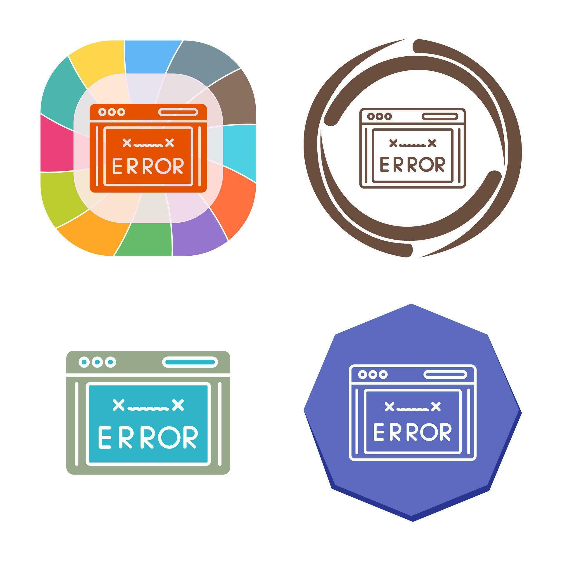 Error Code Vector Icon 31673608 Vector Art at Vecteezy