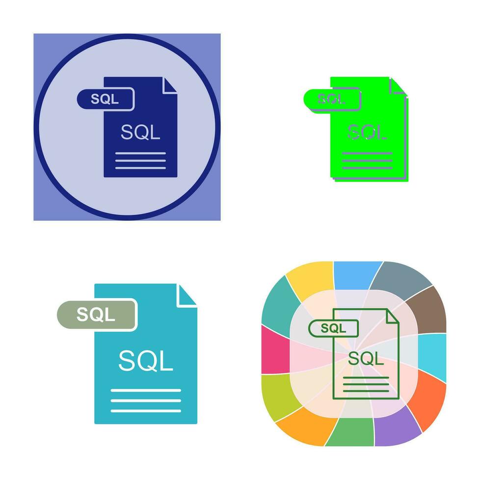 SQL Vector Icon 31680155 Vector Art at Vecteezy