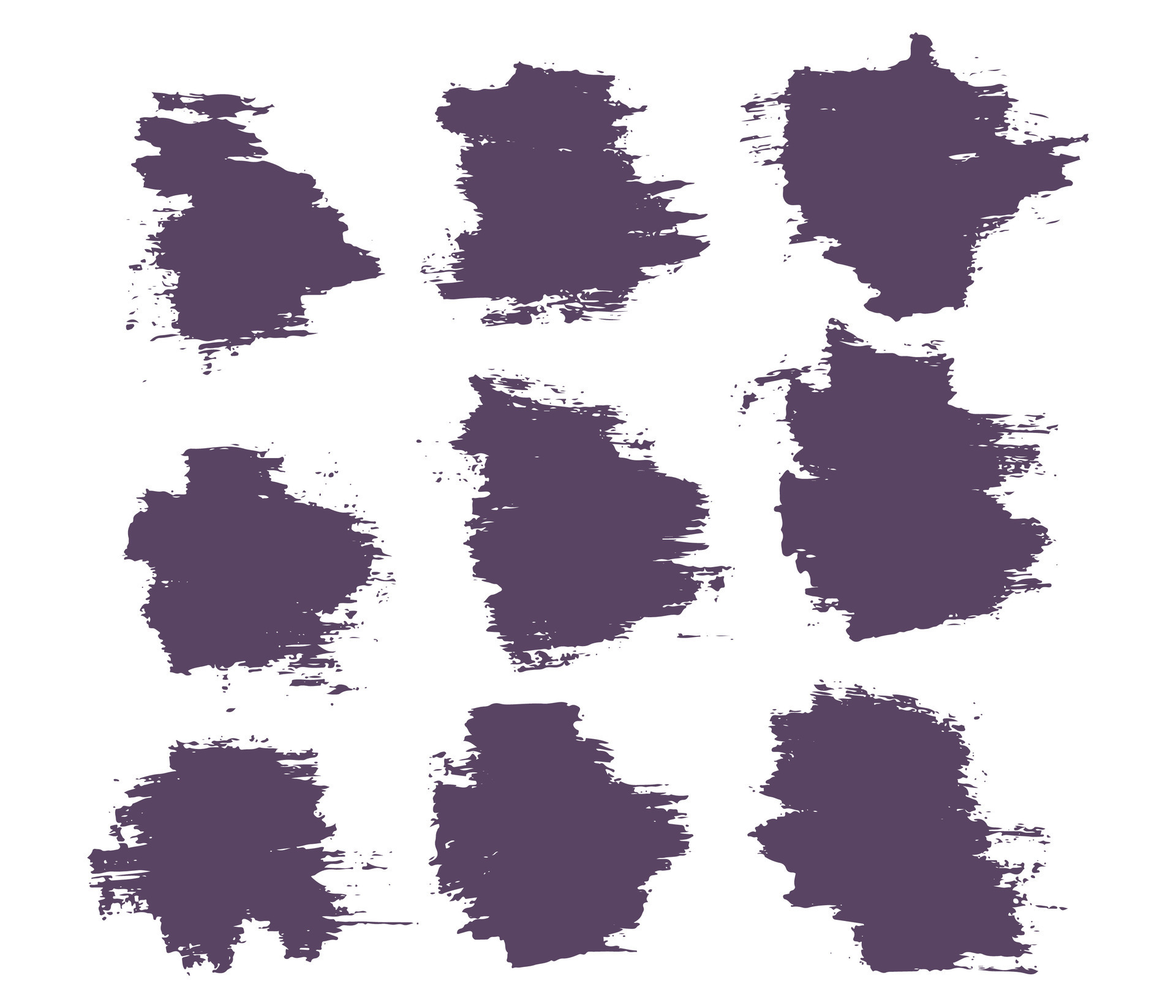 Paint vector purple color grunge brushstroke 31693060 Vector Art at ...