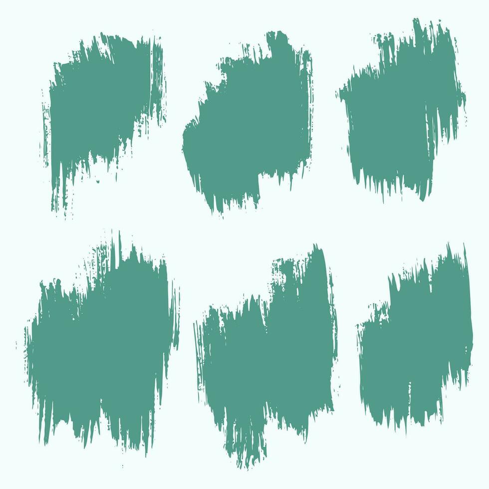 Painted handmade grunge turquoise texture stripe elements set 31693080 ... Painted handmade grunge turquoise texture stripe elements set 31693080 ...