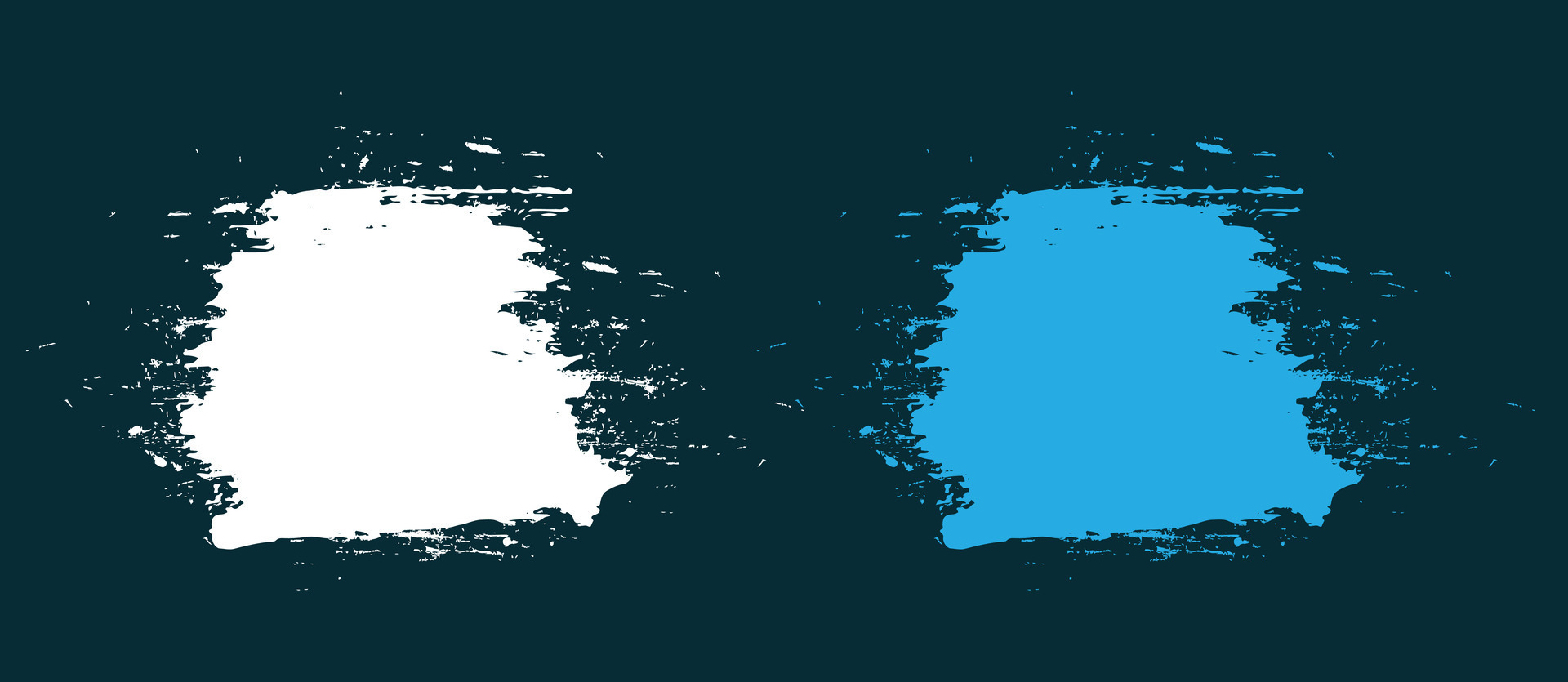 Vector paint set of different grunge brush stroke 31693459 Vector Art ...