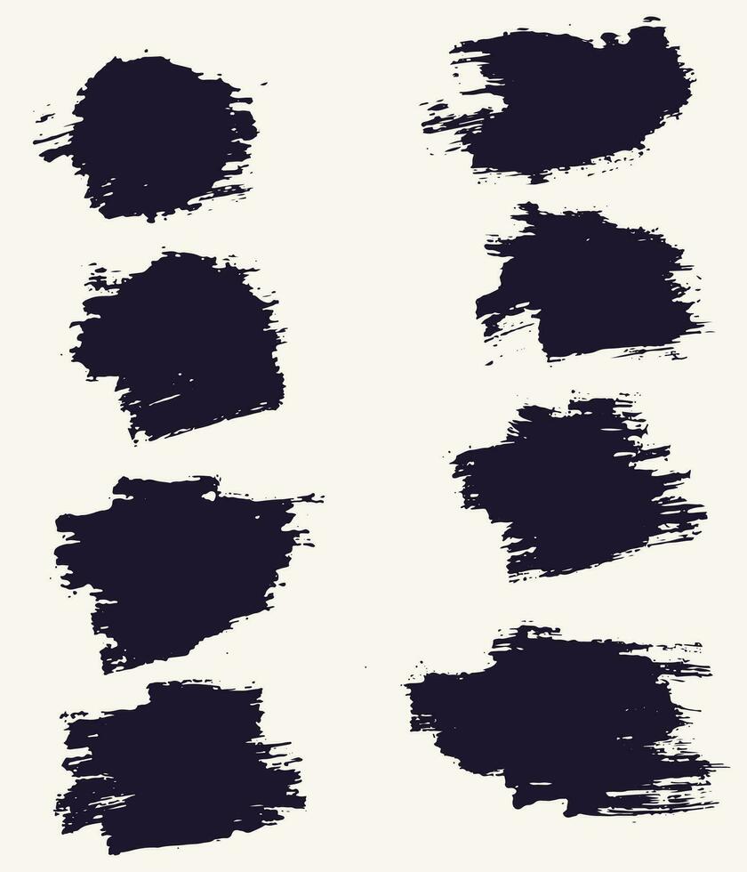 Set of black stain ink vector 31693673 Vector Art at Vecteezy