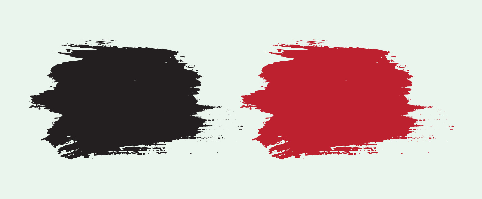 Vector set of creative grunge artistic brush stroke 31693802 Vector Art ...