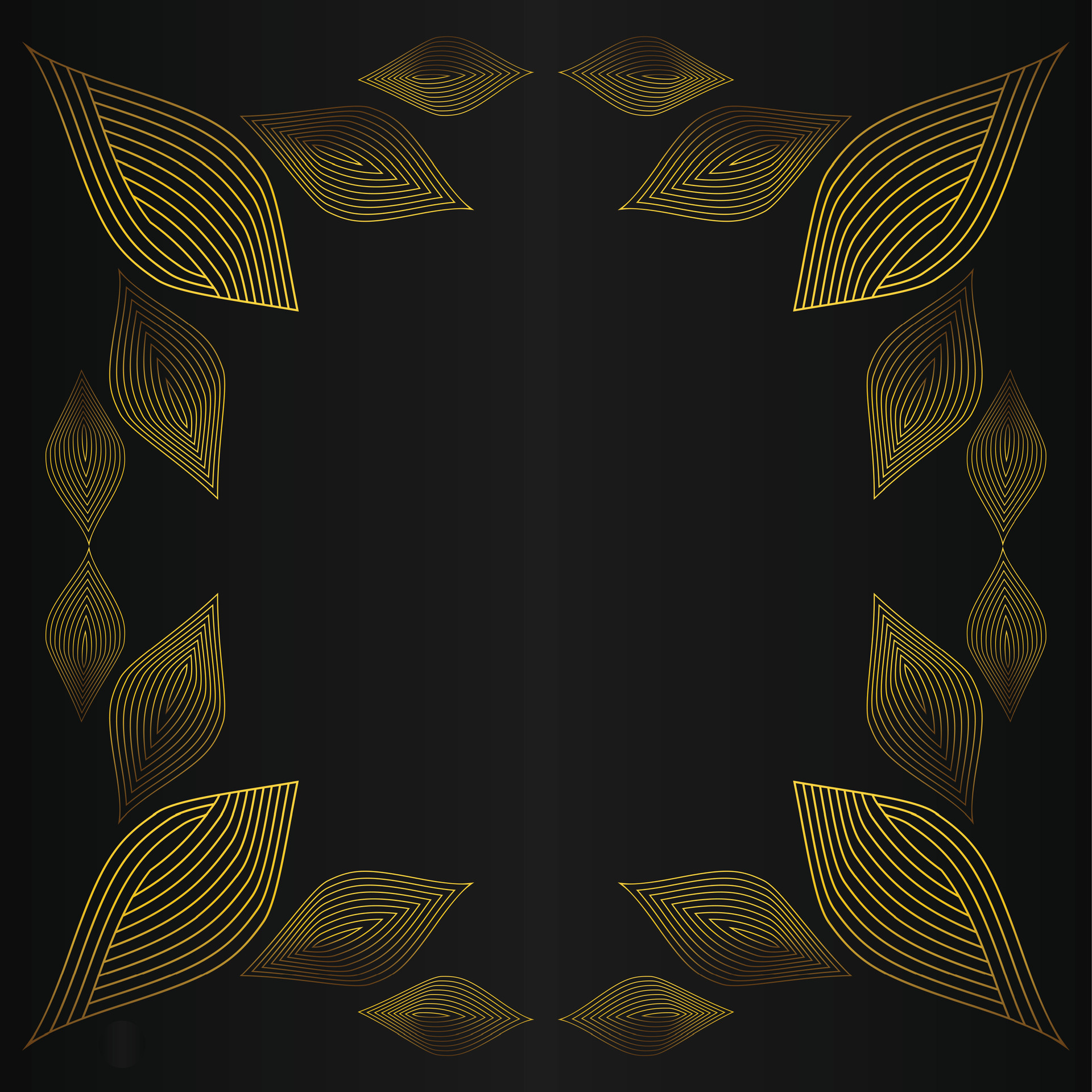 golden flower petal, luxury gold floral decoration 31698752 Vector Art ...