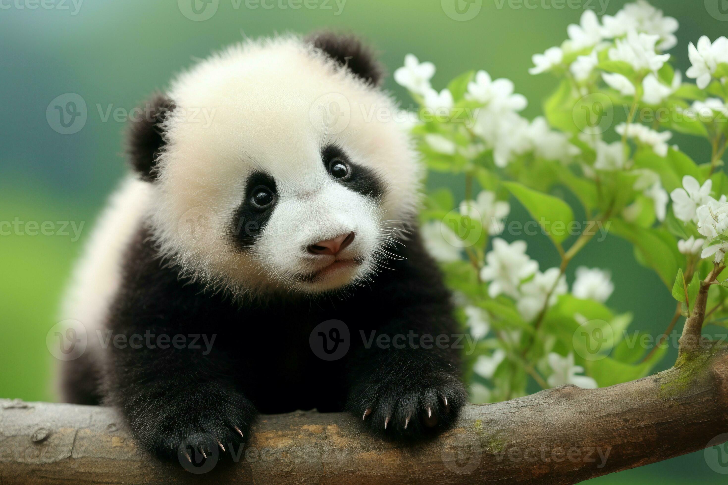 Playful Cute baby panda. Generate Ai 31701886 Stock Photo at Vecteezy