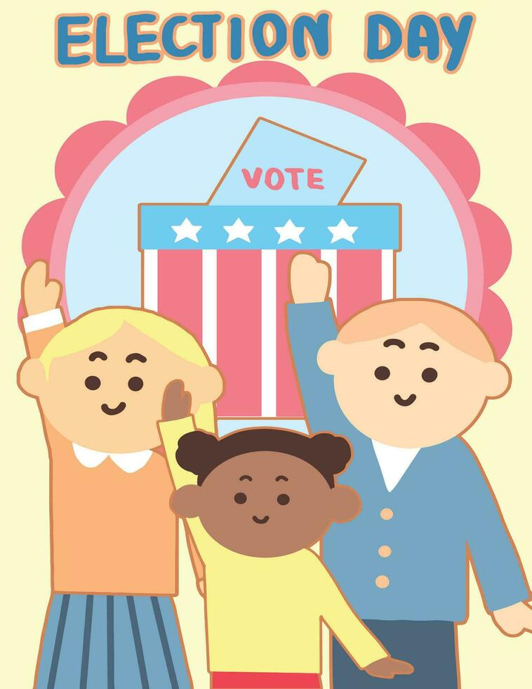 Group of people raising their hands together to show the right to vote. 31702280 Vector Art at ...