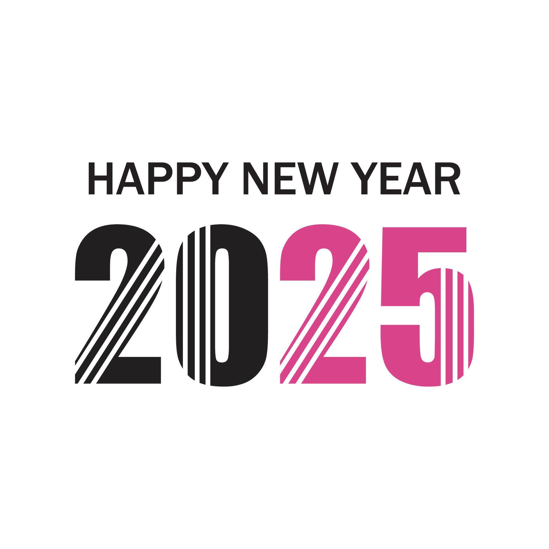 Happy New Year 2025 text design. Cover of business diary for 2025 with ... Happy New Year 2025 text design. Cover of business diary for 2025 with ...