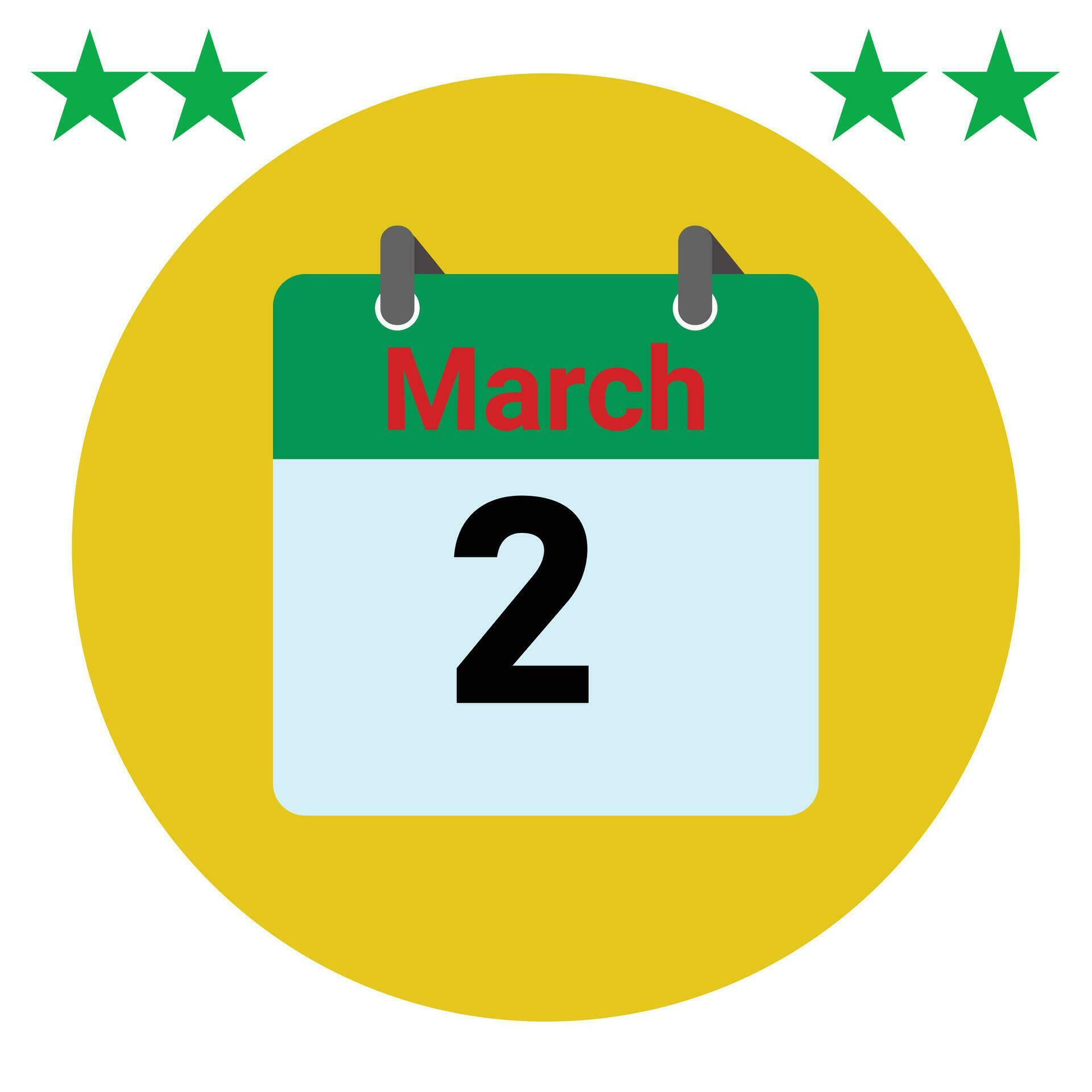 March daily Calendar Icon logo 31713234 Vector Art at Vecteezy