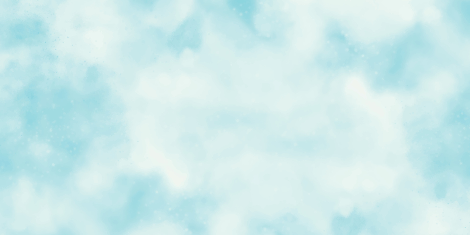 Abstract Blue Watercolor Background. Blue Sky with Clouds and a White ...