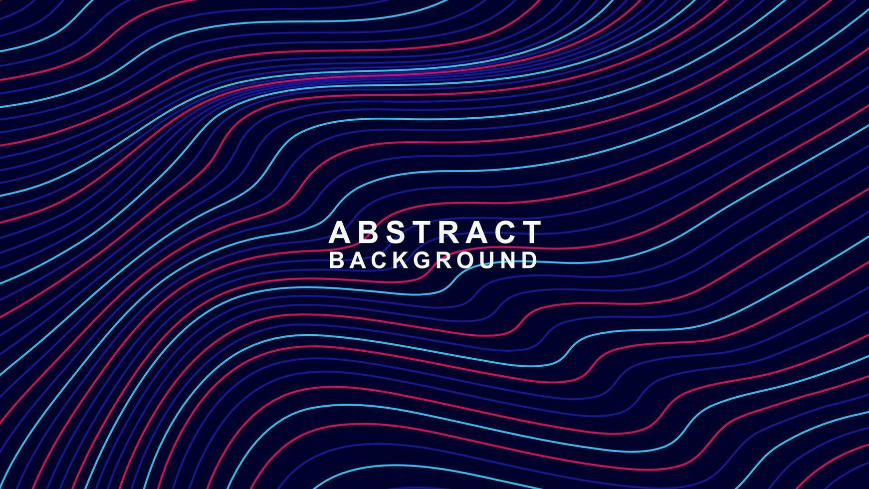 Abstract Background With Wavy Lines Pattern Futusristic Background Vector Illustration