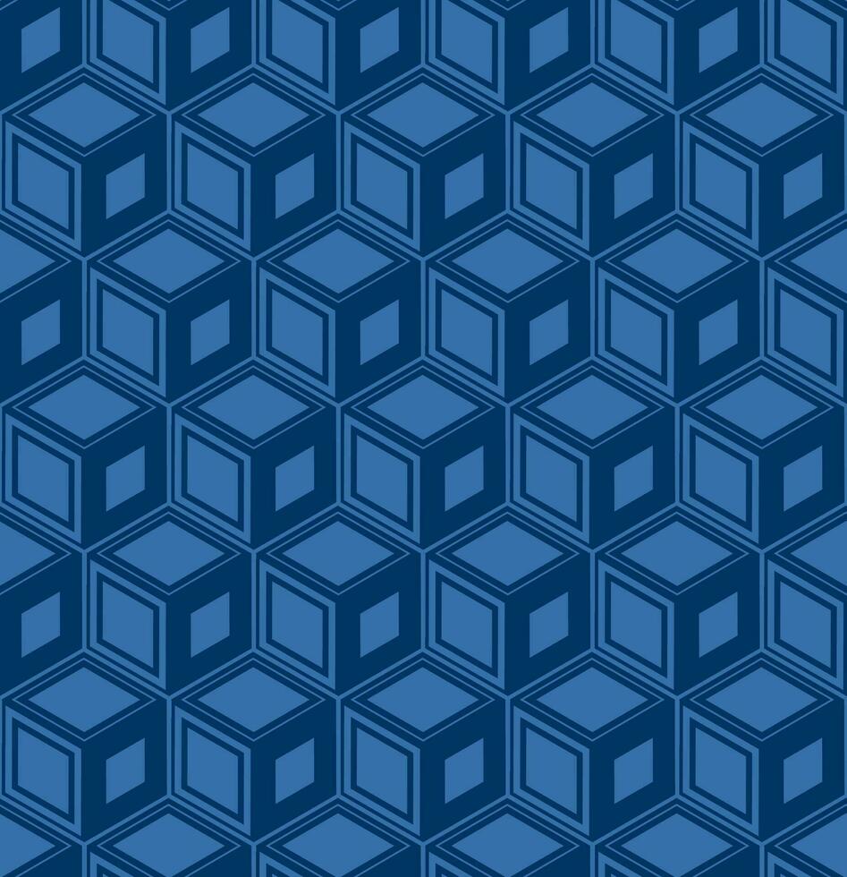 Seamless Geometric Cube Pattern Design 31733721 Vector Art At Vecteezy
