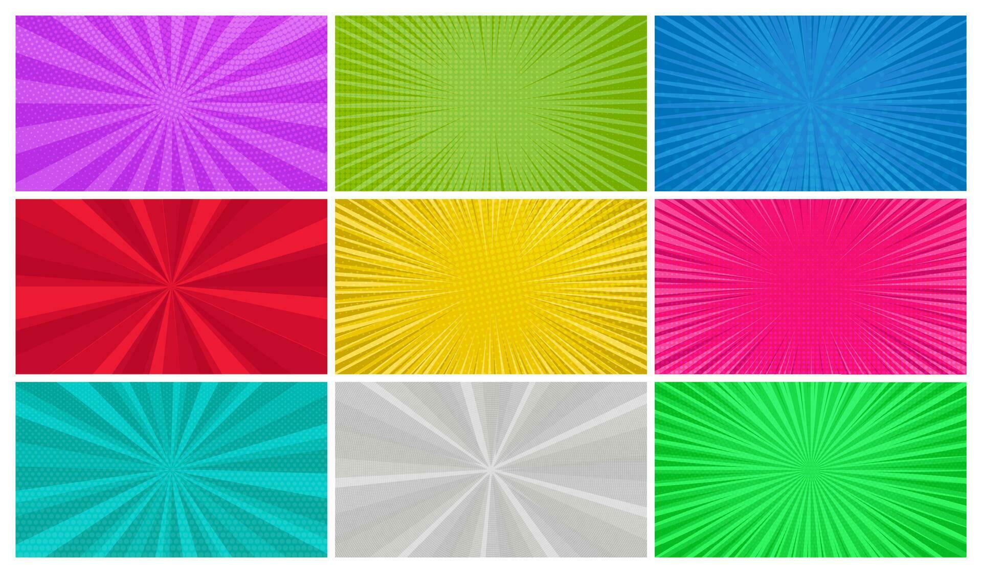 Colorful Comic Book Background In Pop Art Style 31736416 Vector Art At