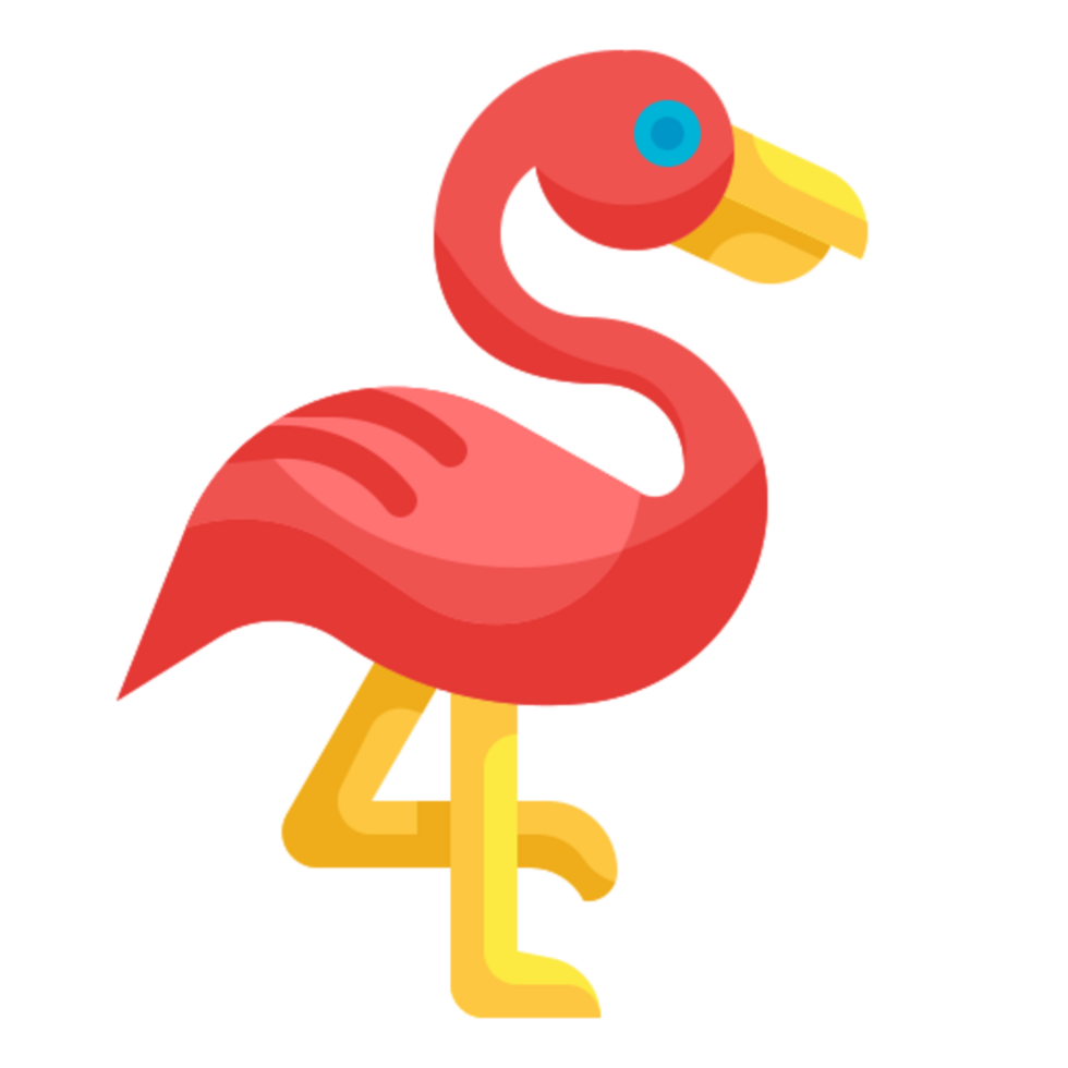 Flamingo Icon Design 31737629 Png