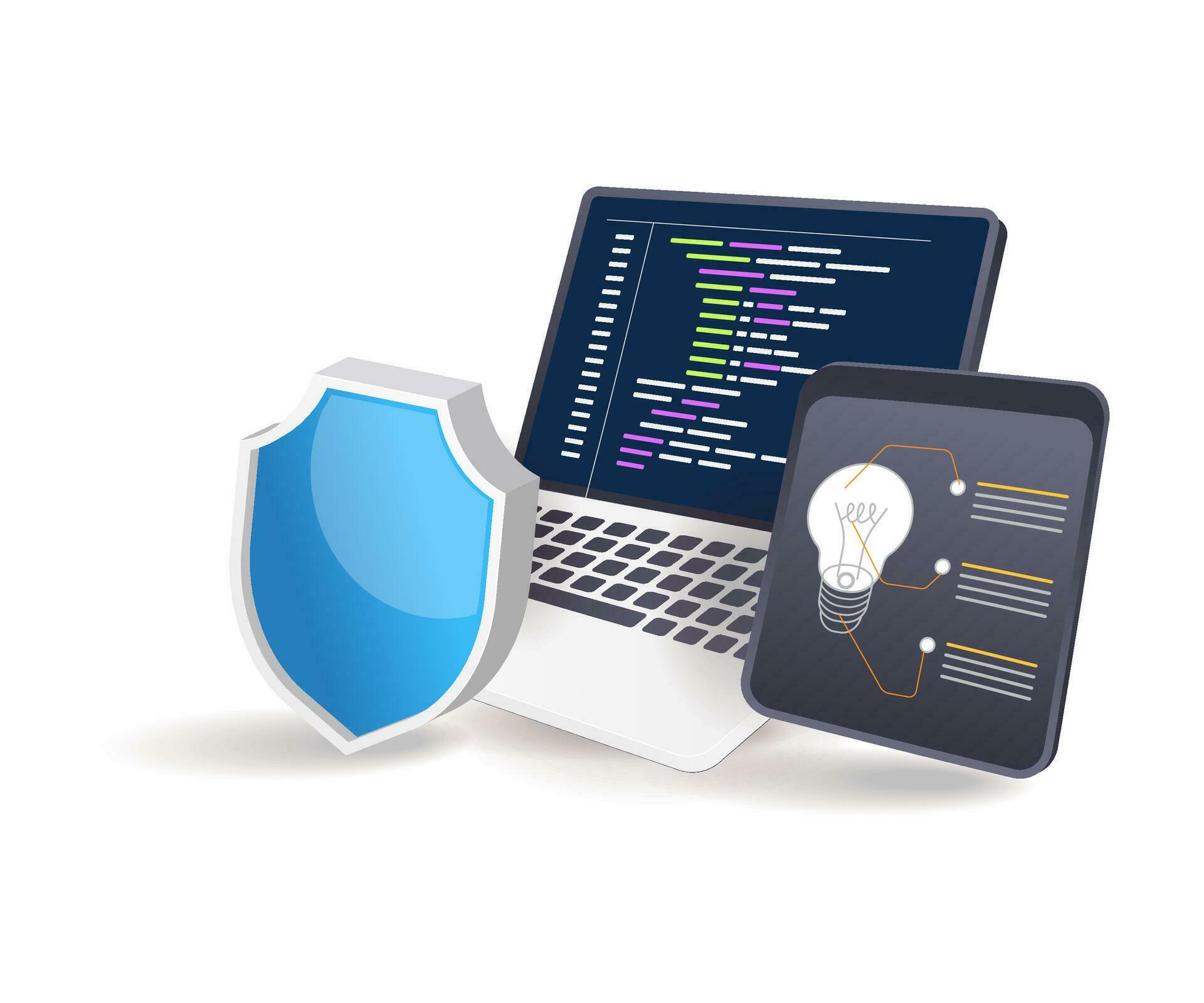 Security programming language concept idea 31740394 Vector Art at Vecteezy